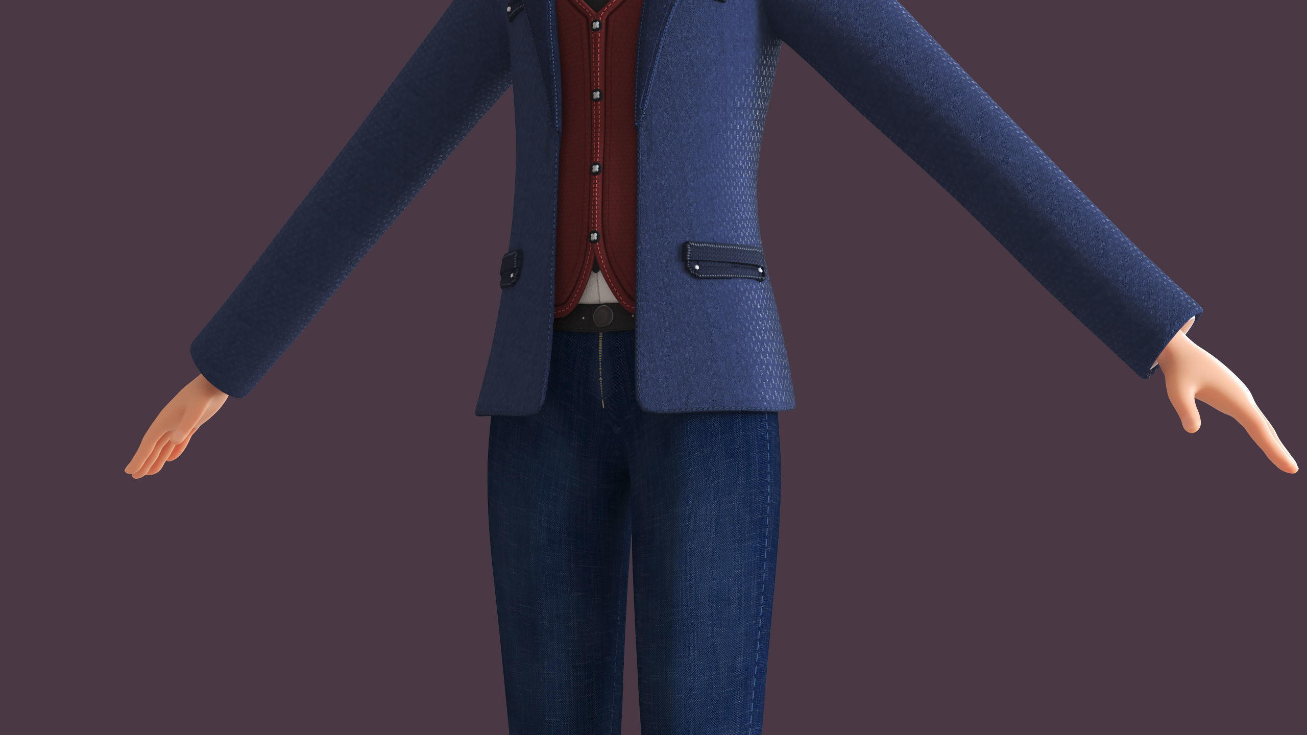 Cartoon Family 2 - Mother Father Son Daughter 3D model rigged | CGTrader