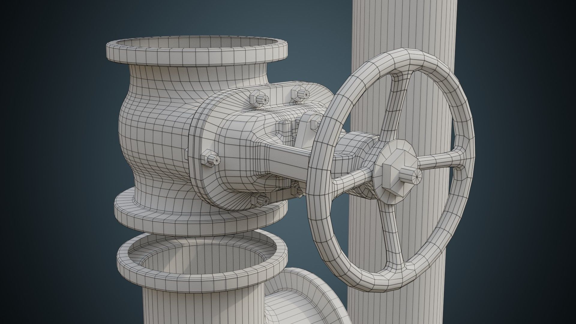 Industrial Pipes 5 Basic 3D model | CGTrader