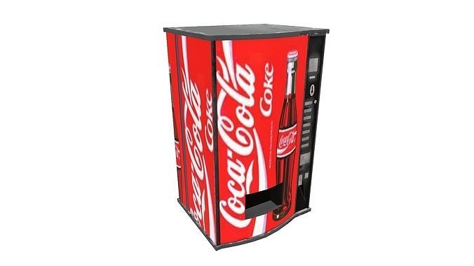 Soda Vending Machine free VR / AR / low-poly 3D model | CGTrader