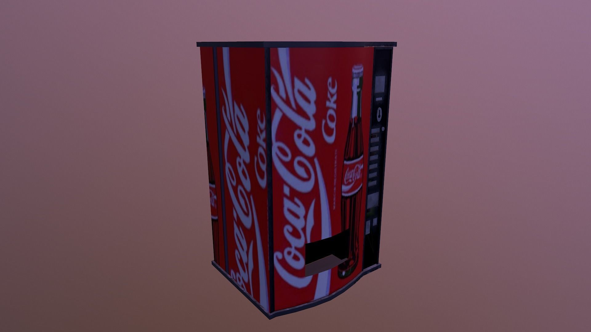Soda Vending Machine free VR / AR / low-poly 3D model | CGTrader