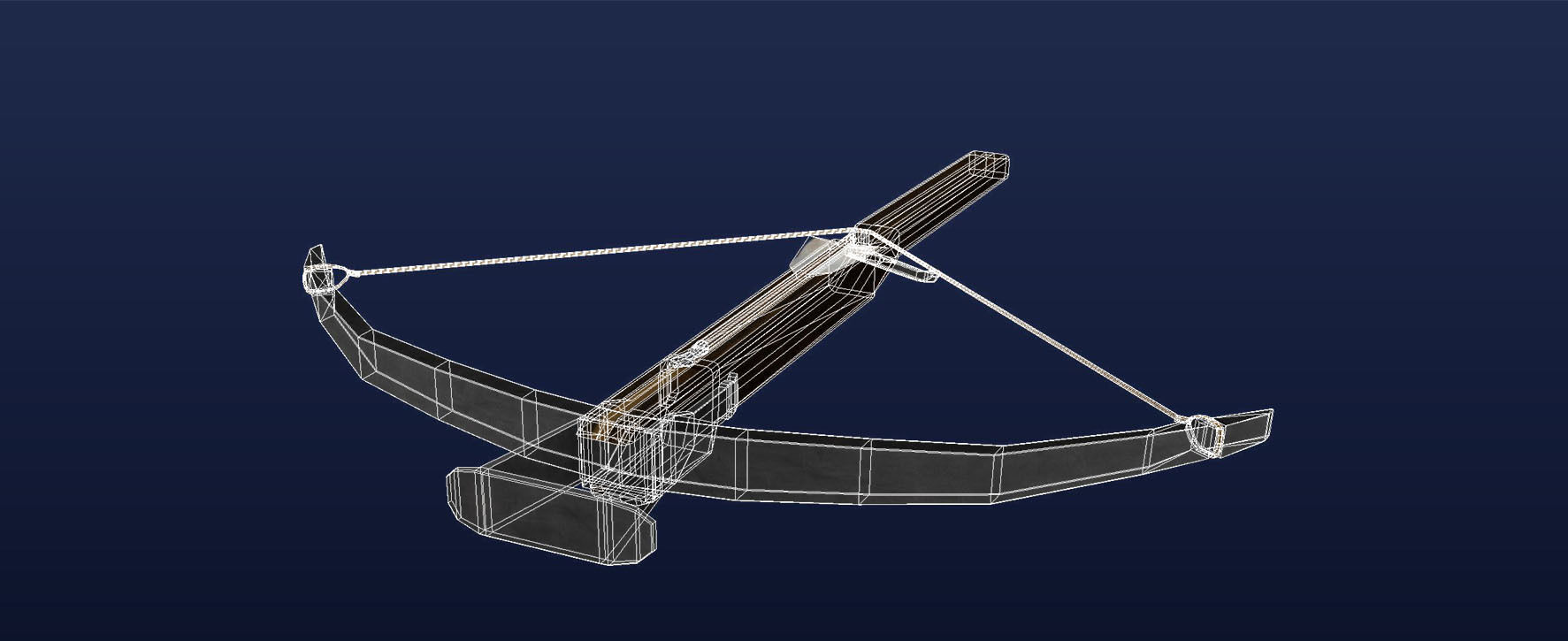 3D model Simple Medieval CrossBow VR / AR / low-poly | CGTrader