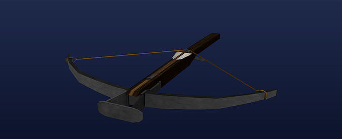 3D model Simple Medieval CrossBow VR / AR / low-poly | CGTrader