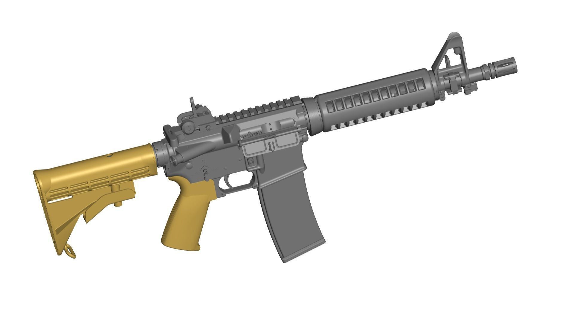 M4 RIFLE 3D model | CGTrader