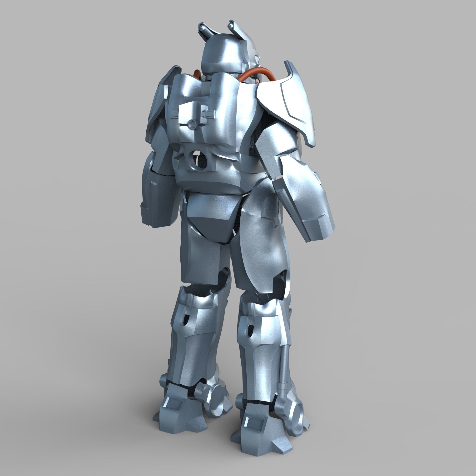 Fallout X-02 Enclave Wearable Power Armor with Helmet 3D model 3D ...