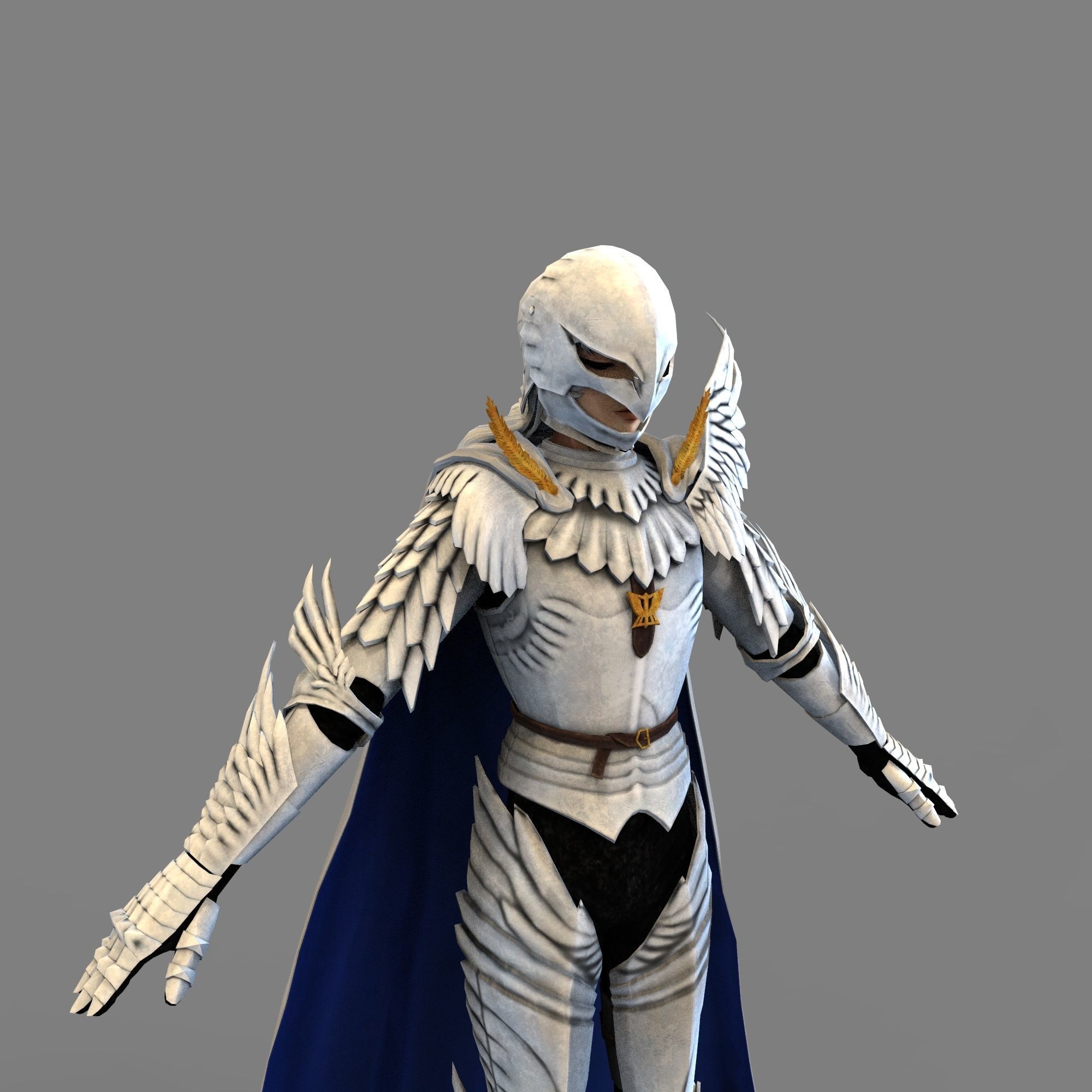 GUTS Griffith Full Body Wearable Armor with Helmet and Sword 3D model ...