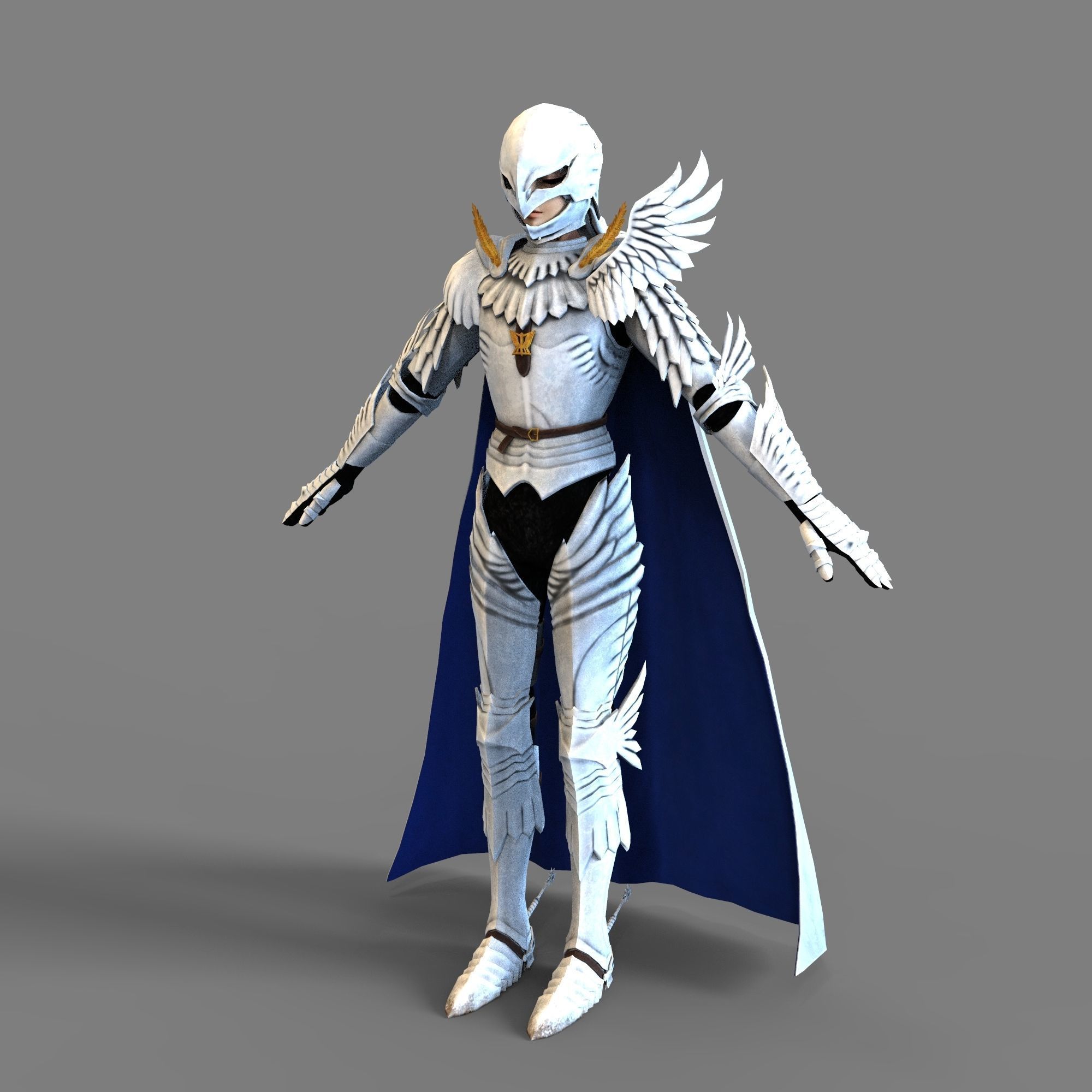 GUTS Griffith Full Body Wearable Armor with Helmet and Sword 3D model ...