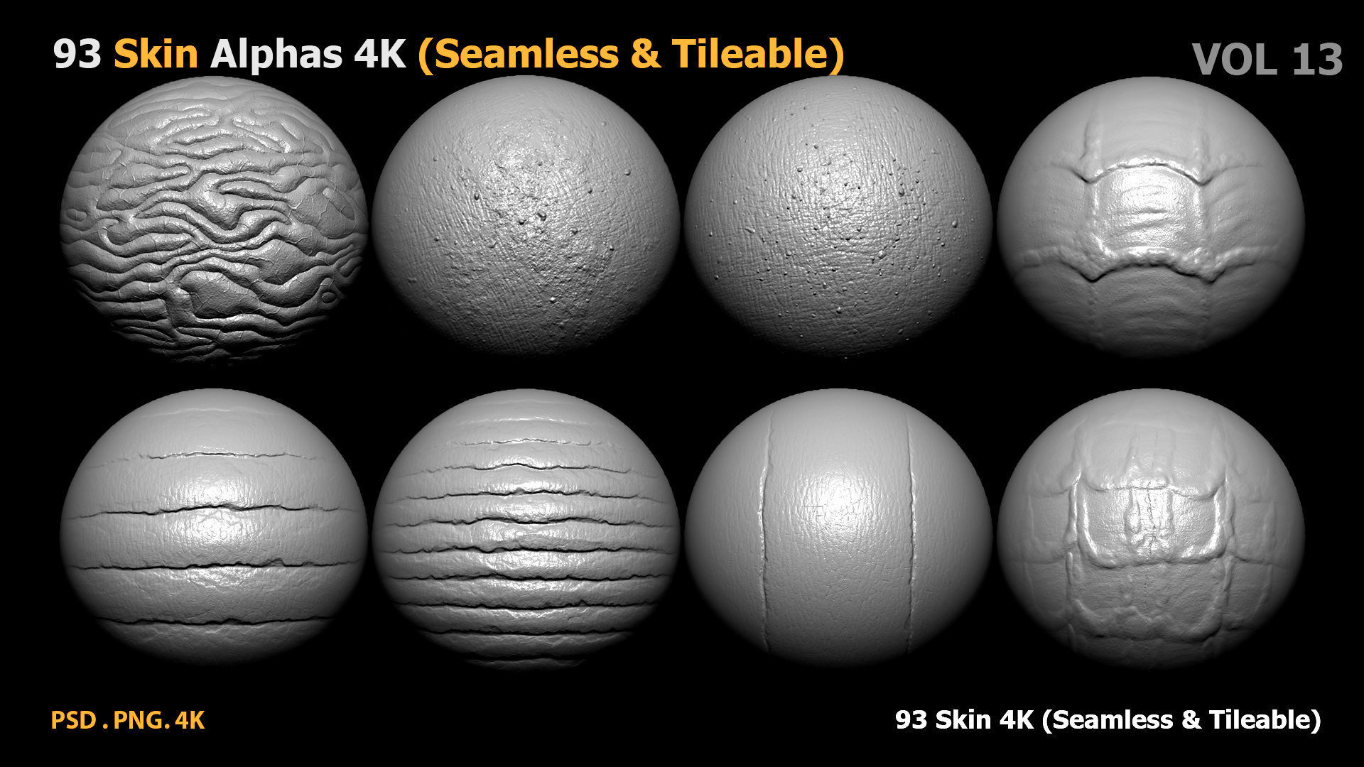 93 Skin Alphas Seamless Tileable Texture | CGTrader
