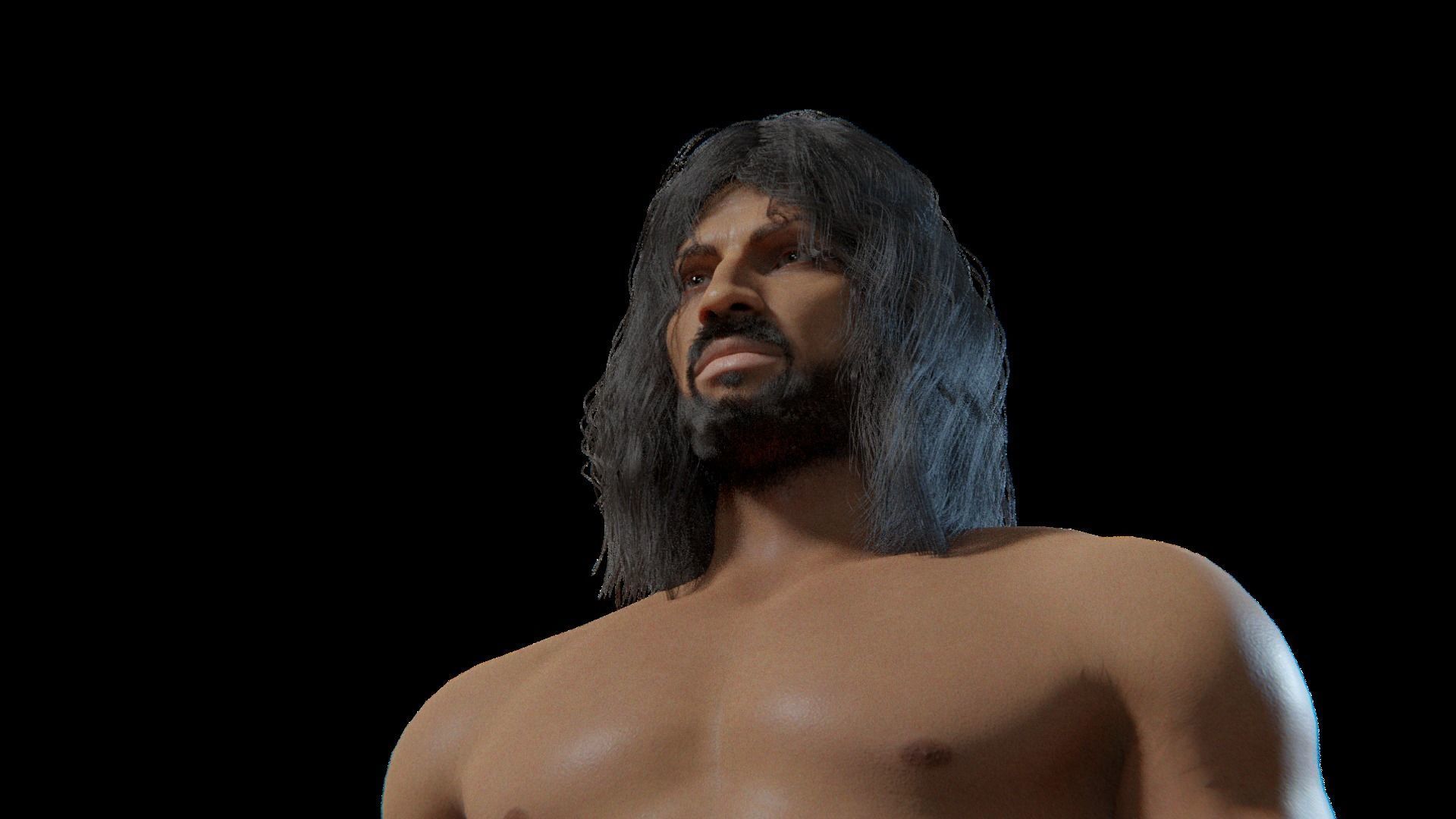 Mahmud - Arabian warrior - Rigged 3D model rigged | CGTrader