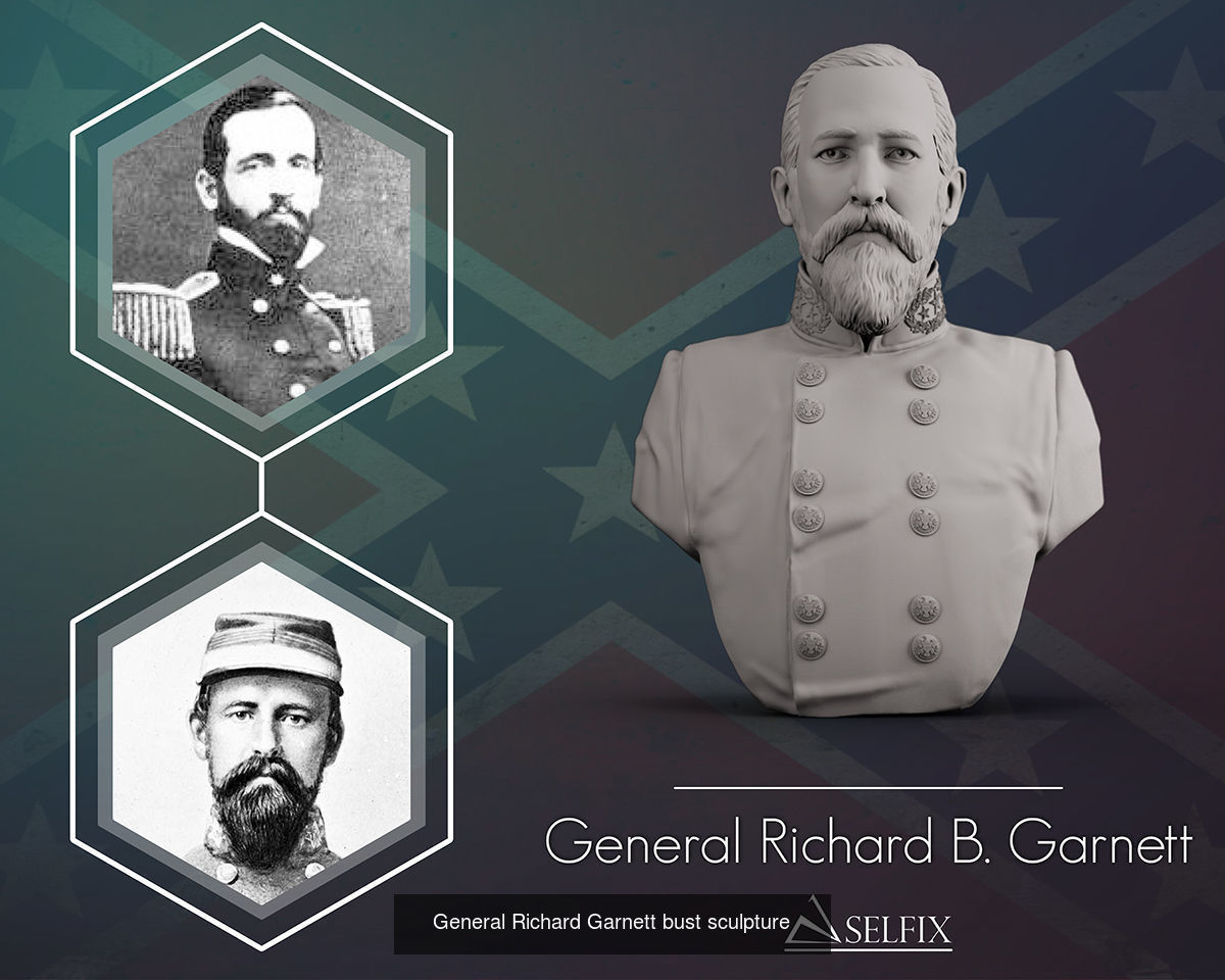 Civil war Confederate generals collection | CGTrader