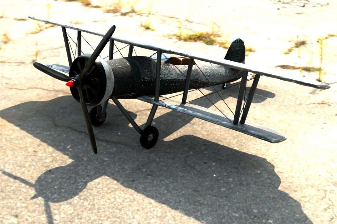 Fairy Sword Fish - Aero plane - Old war jet 3D model | CGTrader