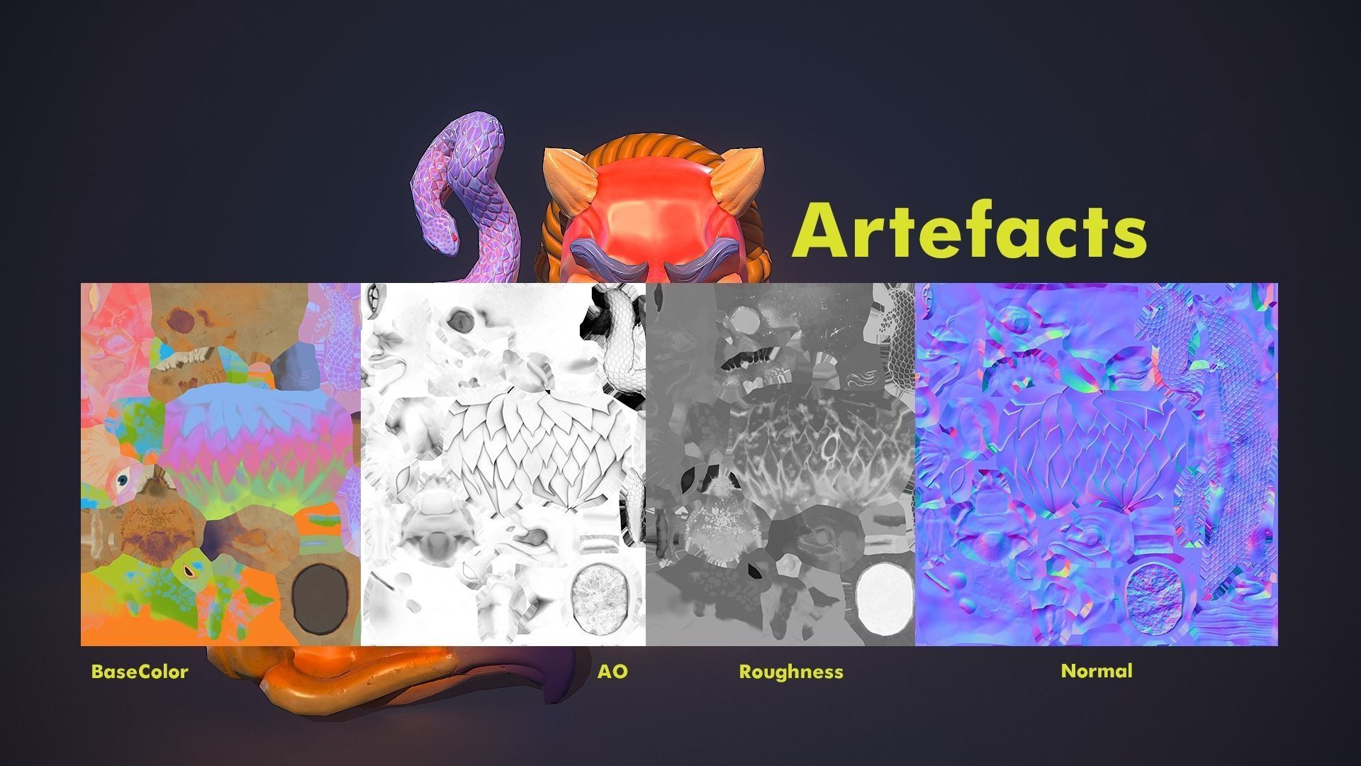 3D model Artefacts Pack VR / AR / low-poly | CGTrader