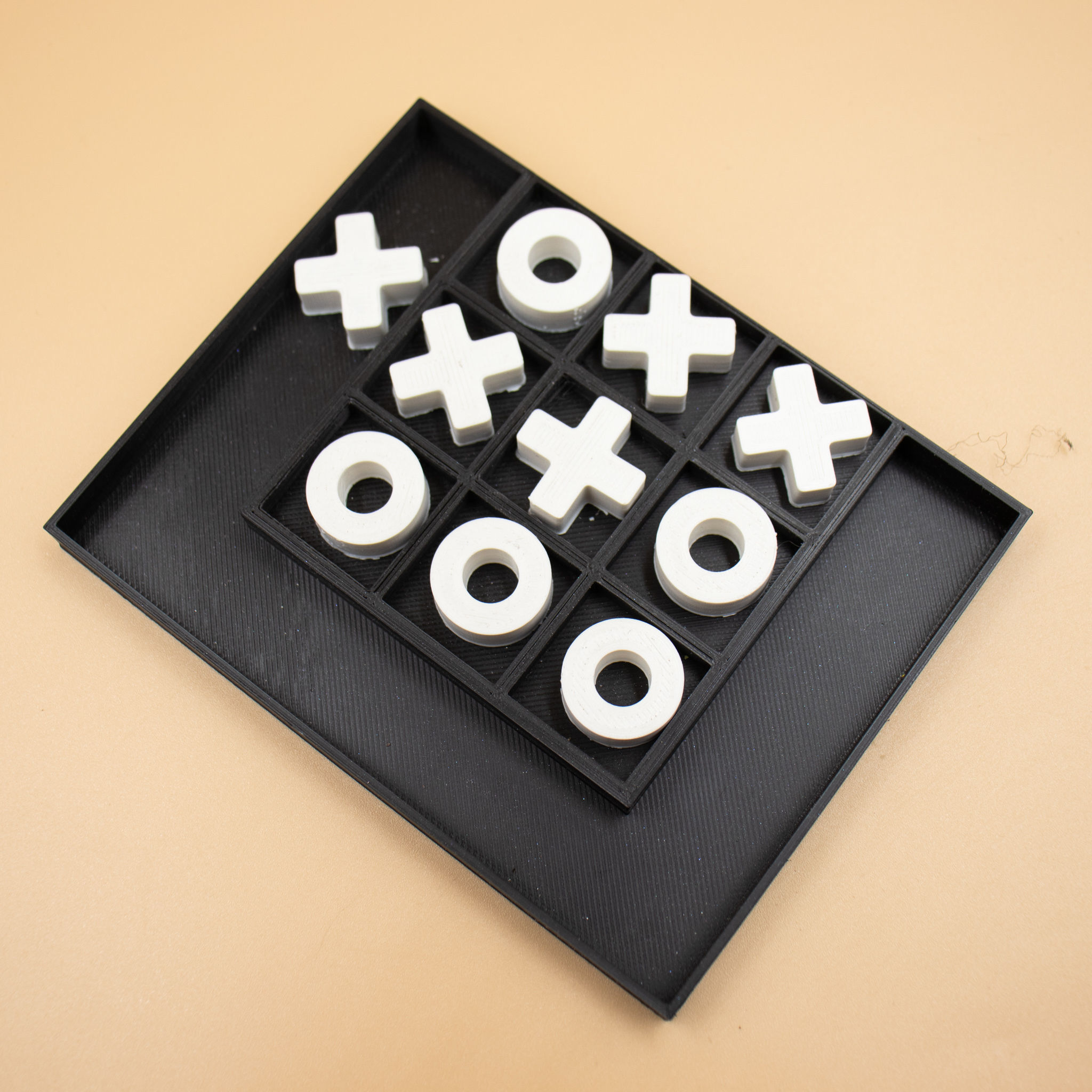 Tic-tac-toe Xs and Os noughts and crosses 3D model 3D printable | CGTrader