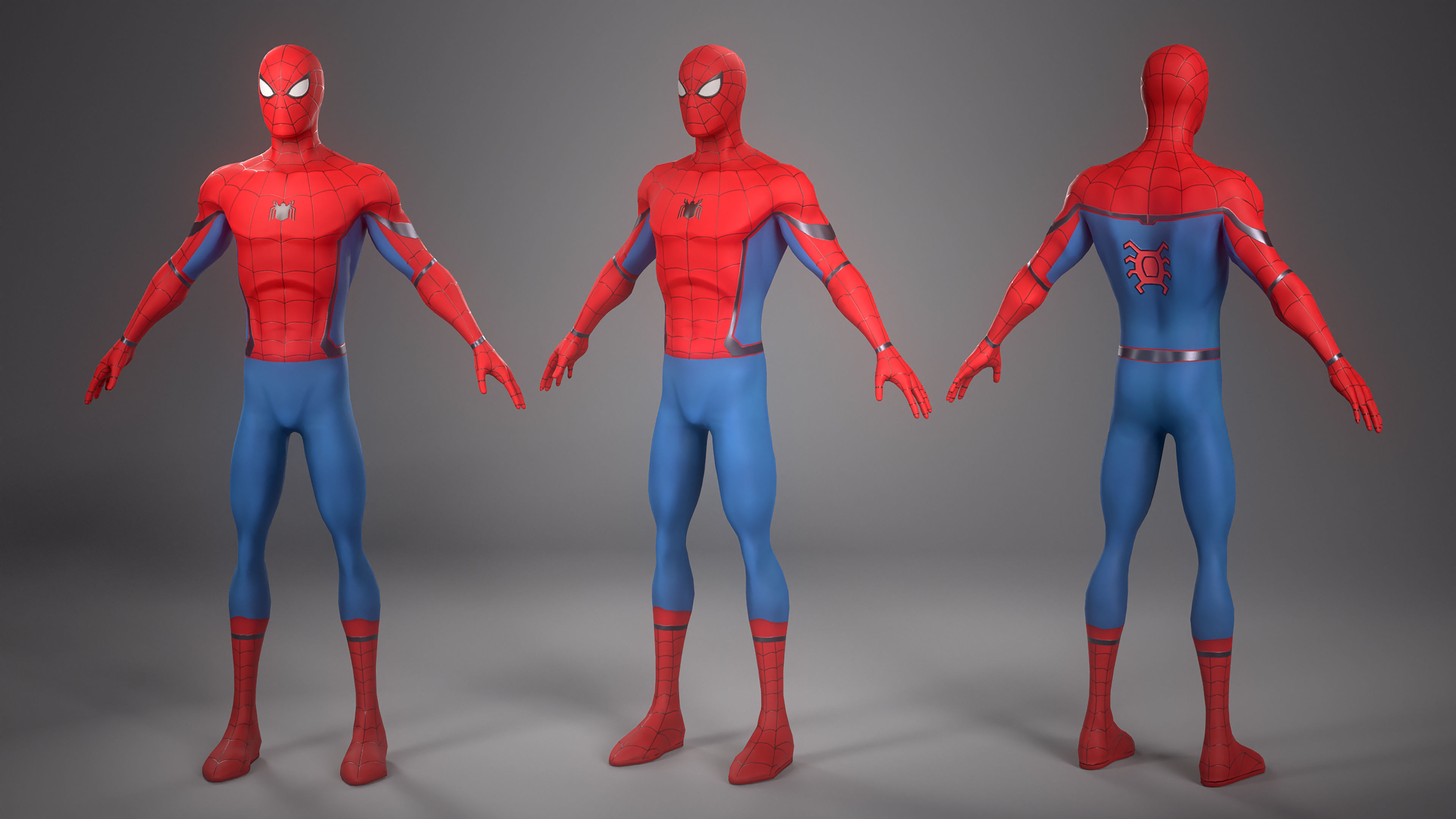 3D model Stylized Spider Man VR / AR / low-poly | CGTrader