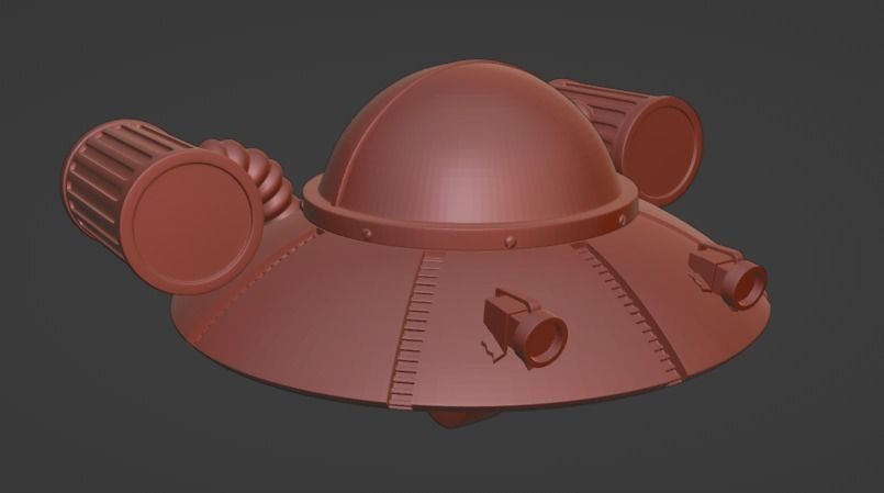 Space Cruiser Rick and Morty Rick Sanchez 3D model 3D printable | CGTrader