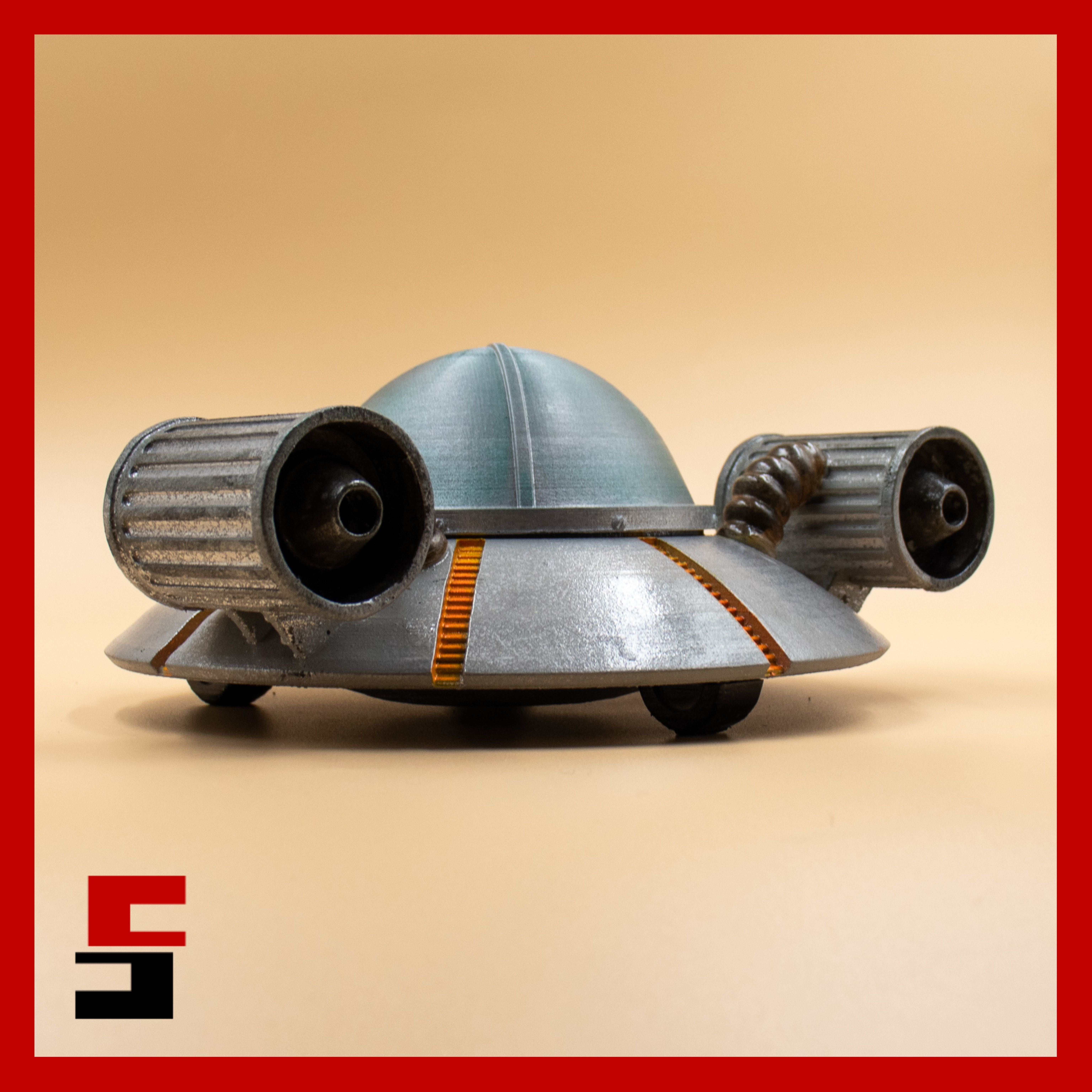 Space Cruiser Rick and Morty Rick Sanchez 3D model 3D printable | CGTrader