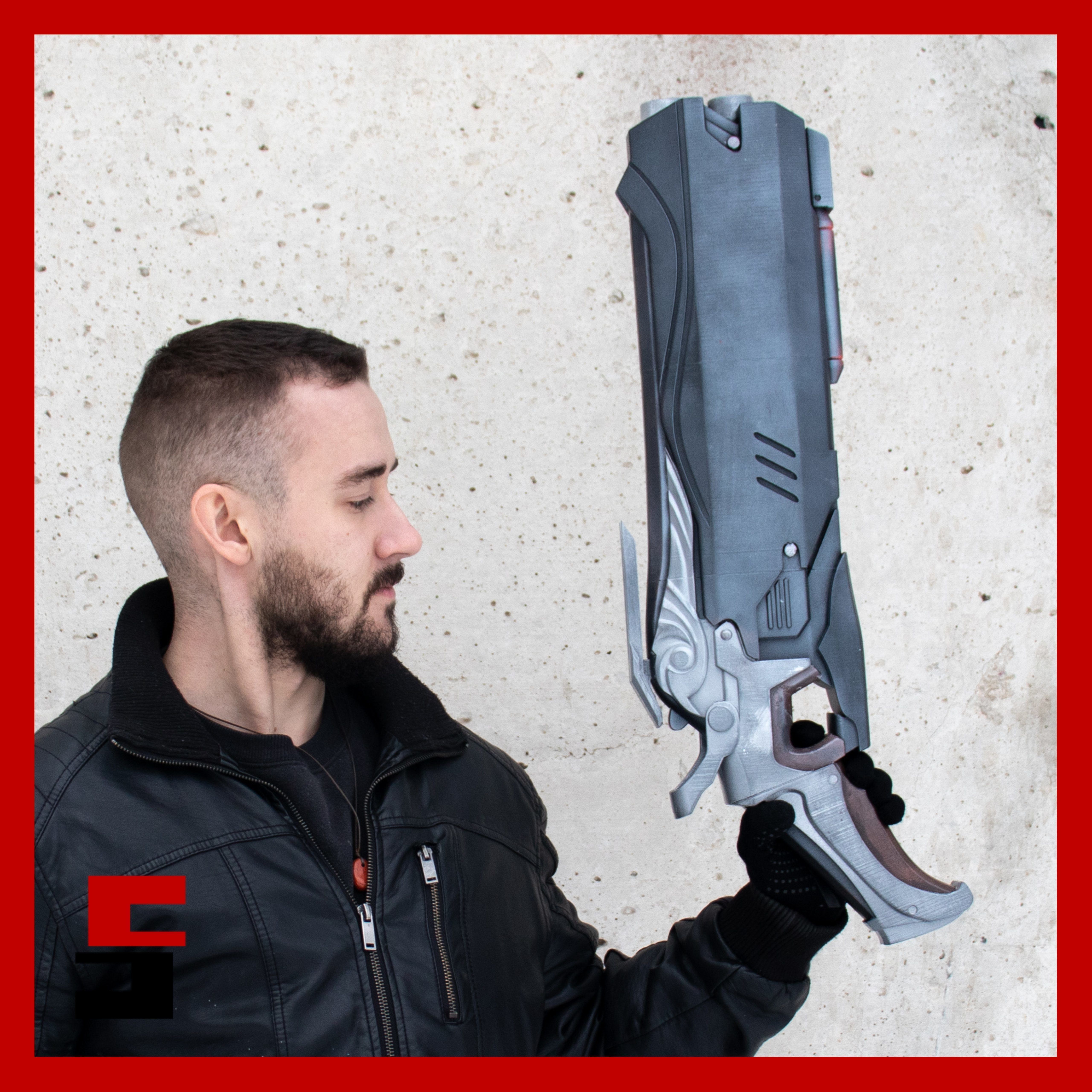 Overwatch Hellfire shotgun Prop Cosplay 3D model 3D printable | CGTrader