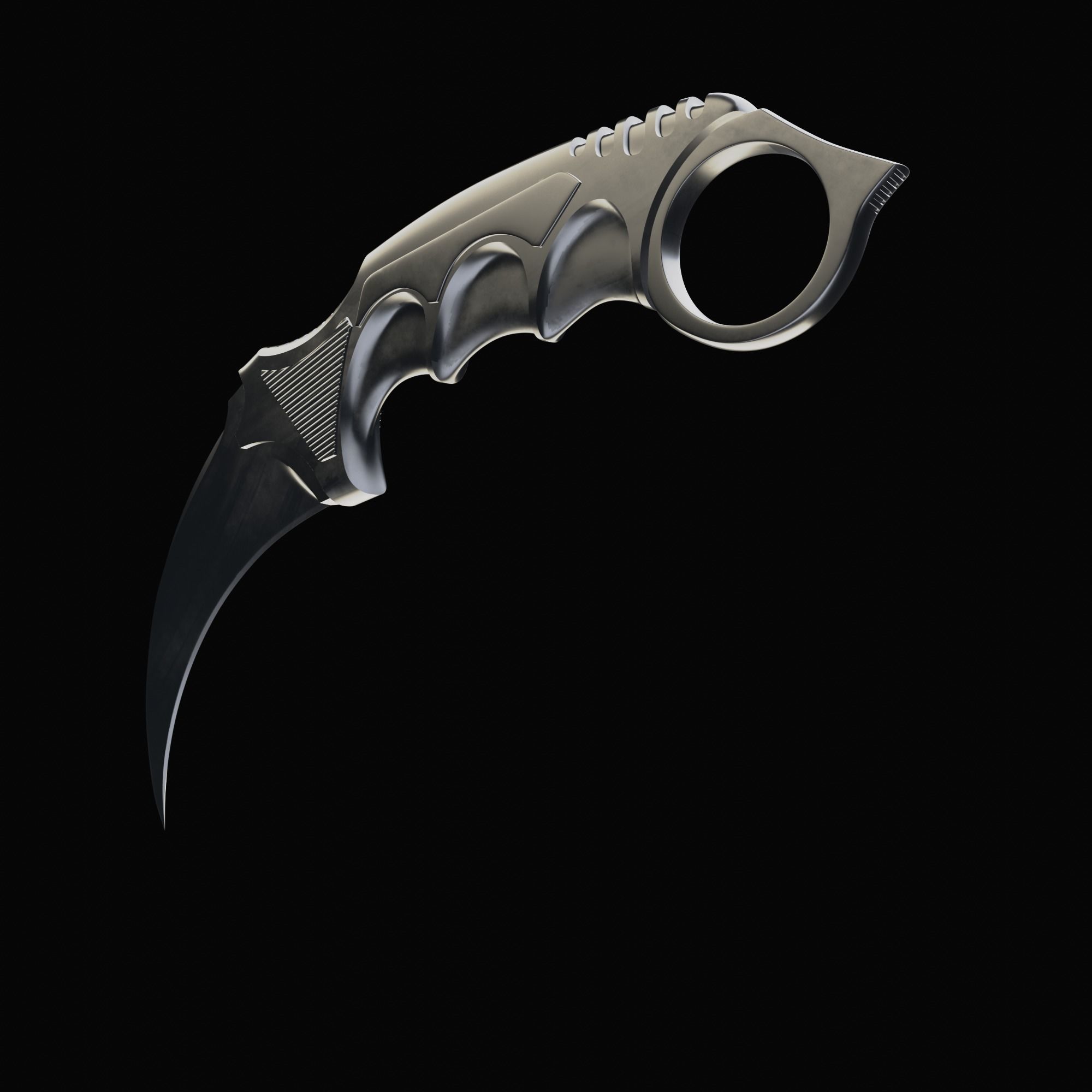 Karambit CS GO Knife Counter-Strike Global Offensive 3D model 3D ...