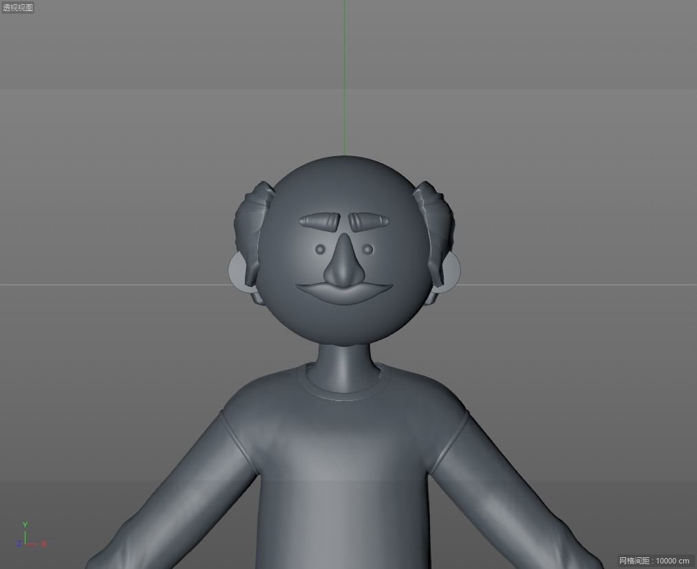 cartoon old man 3D model | CGTrader