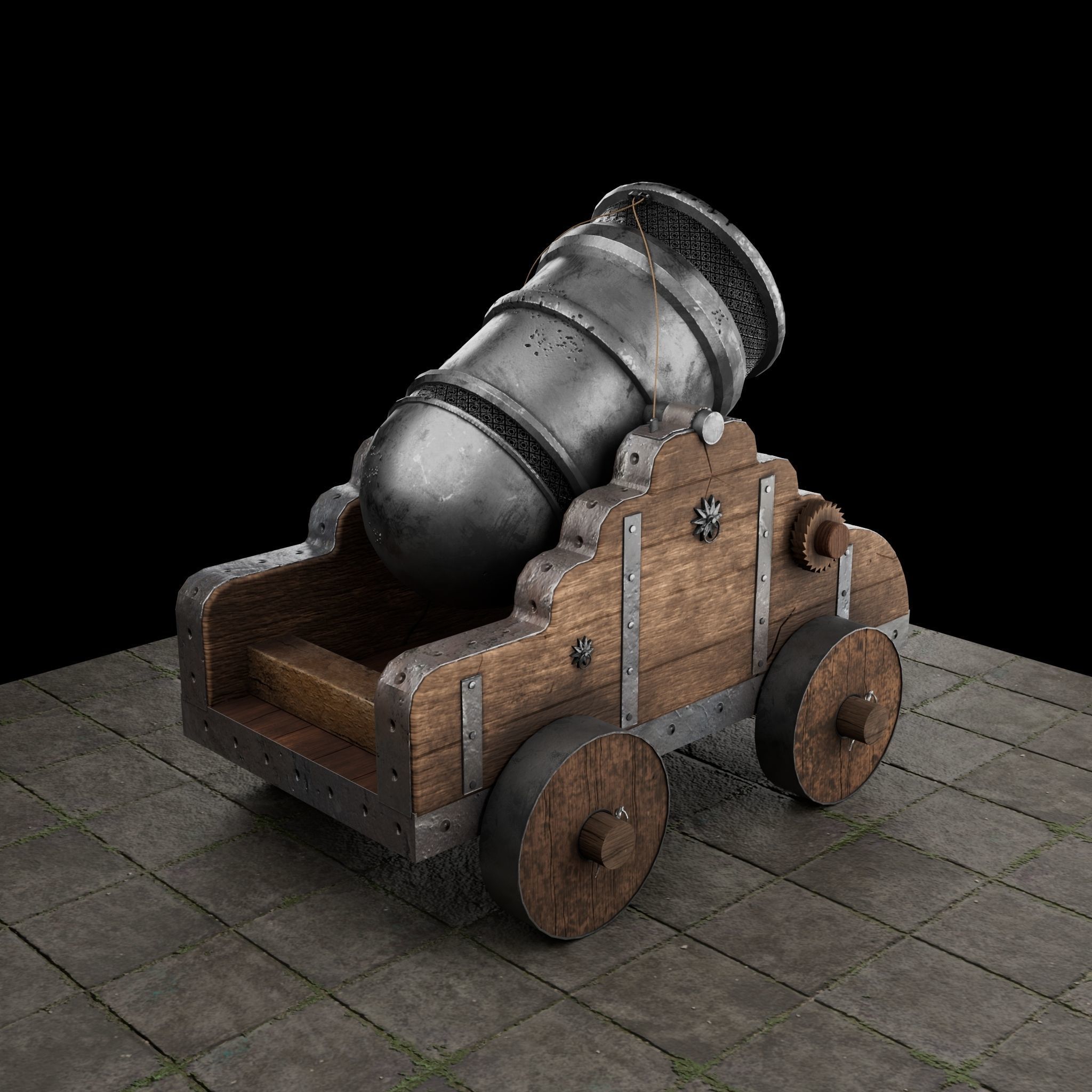 Cannon 3D model | CGTrader