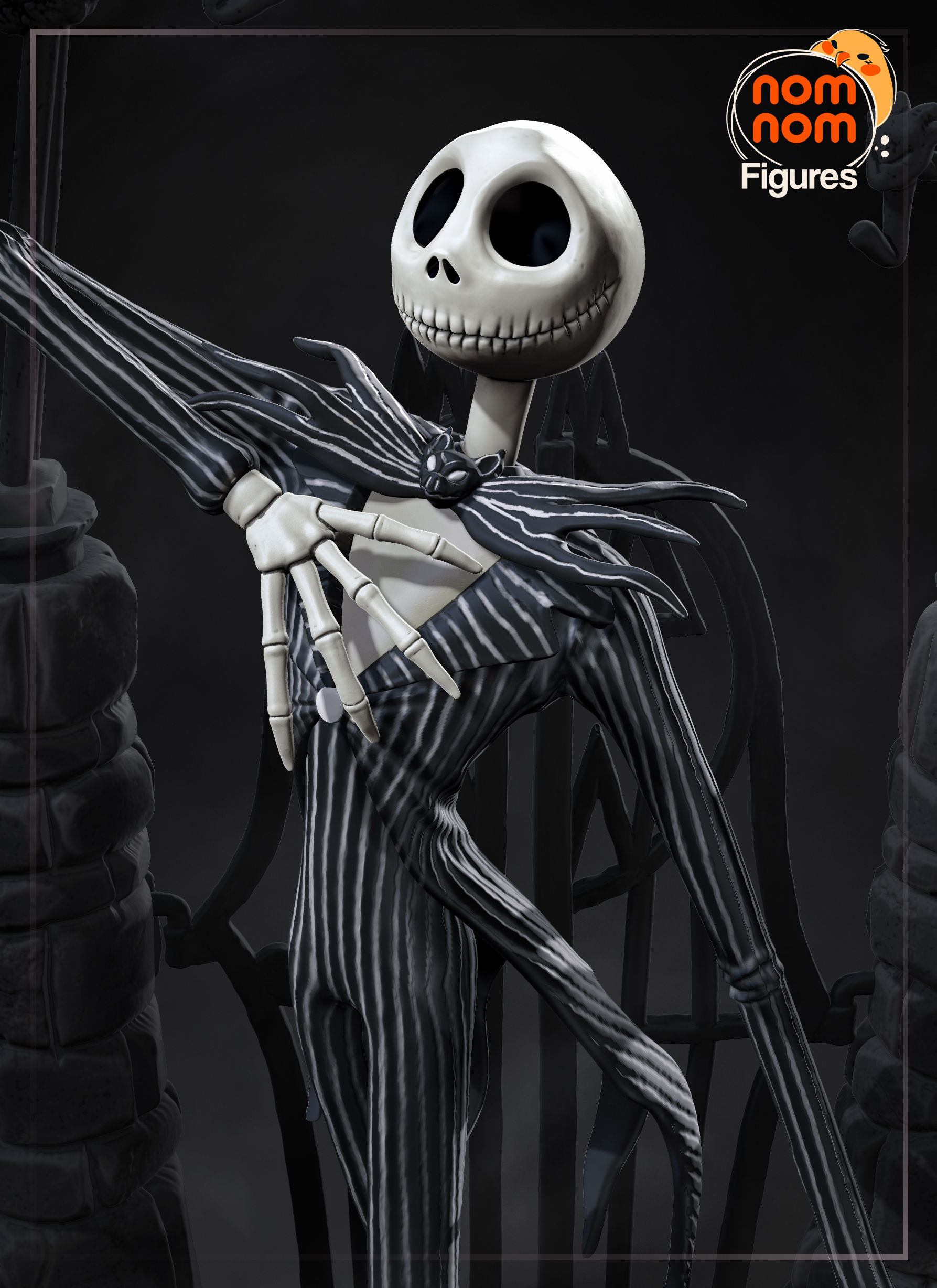 Jack Skellington - The Nightmare Before Christmas 3D model 3D printable ...
