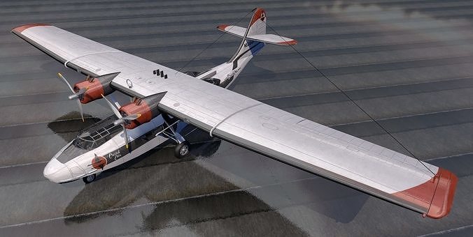 Consolidated PBY-5 Airliner 3D model | CGTrader