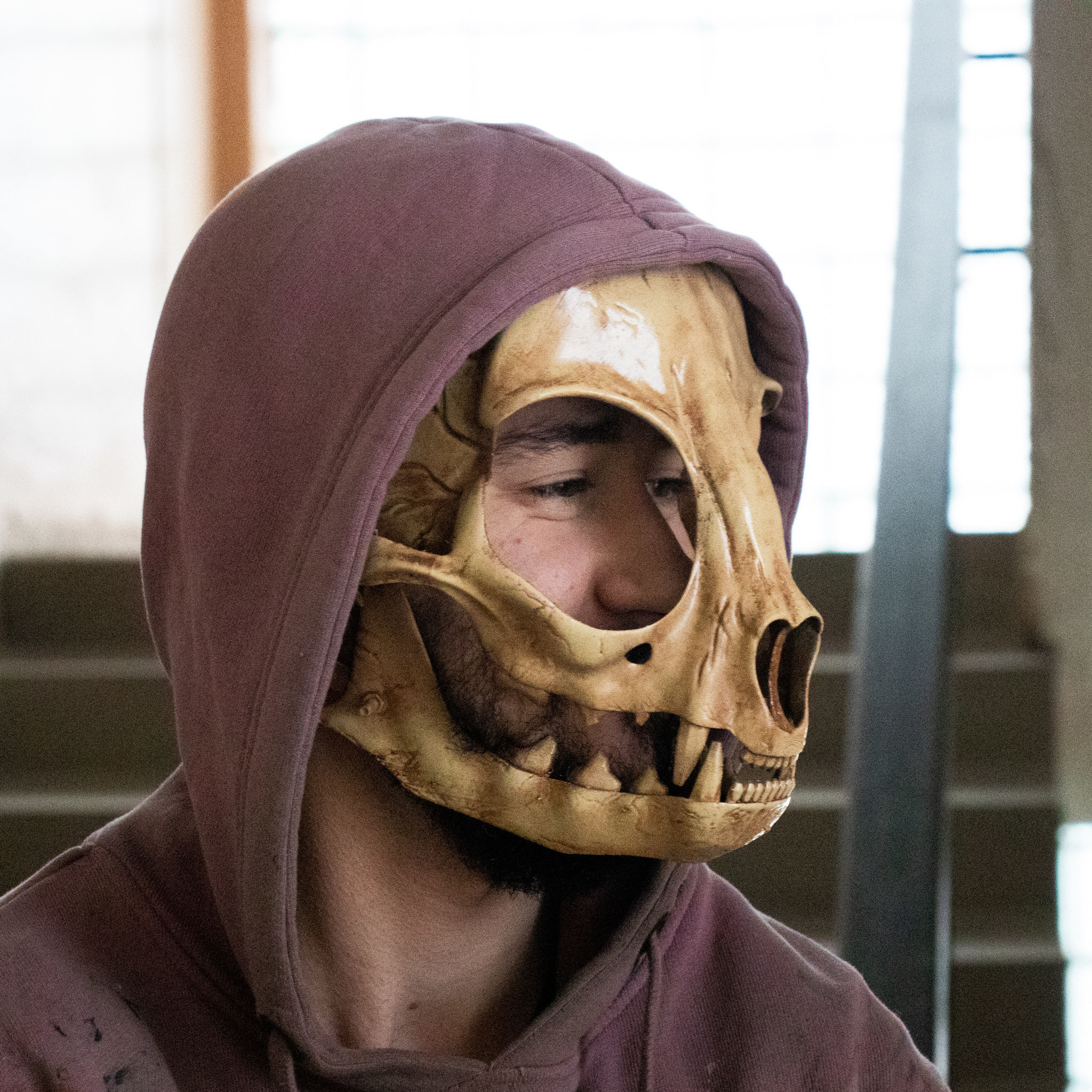 Cat Skull Mask ARTICULATED 3D model 3D printable | CGTrader