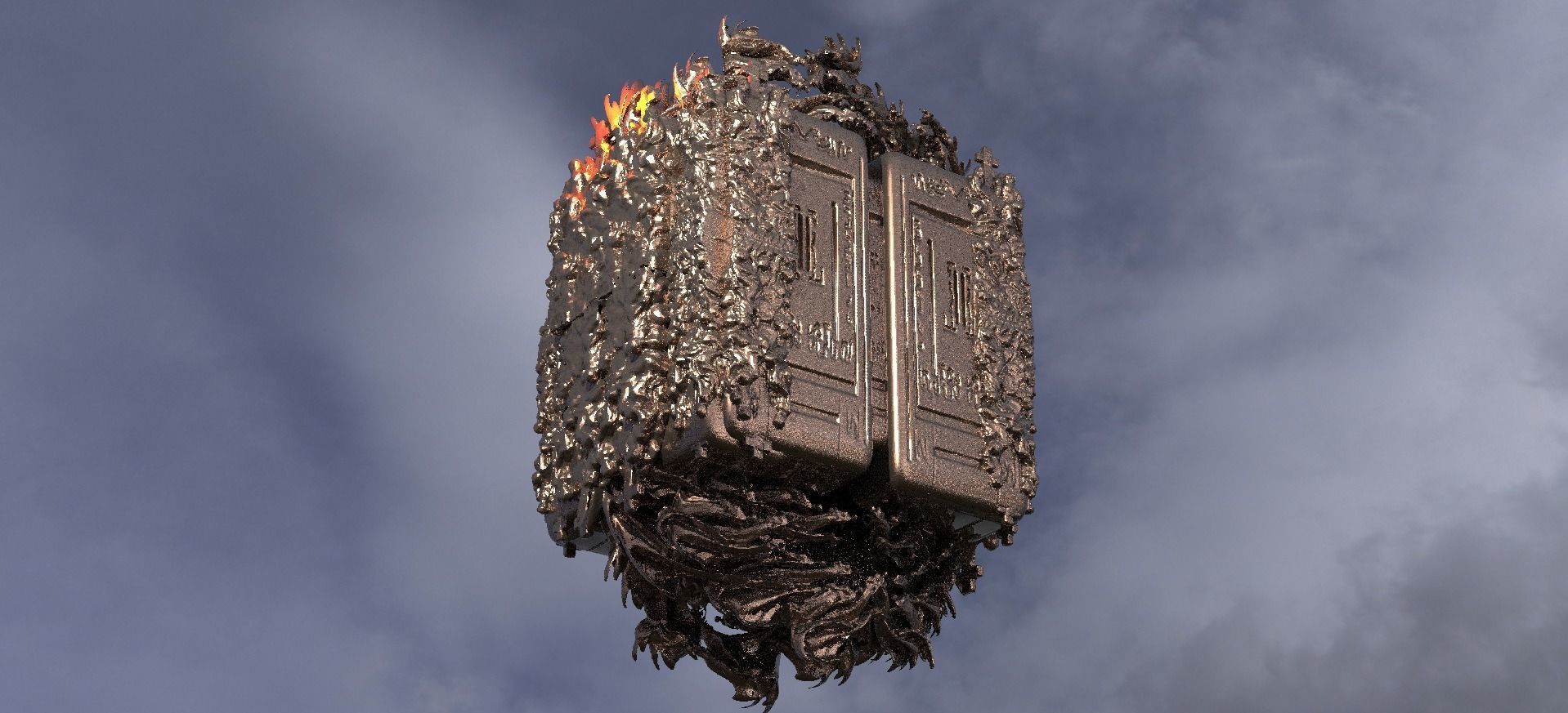 Dantes Inferno Hell Cube Dimension shift 3D model | CGTrader