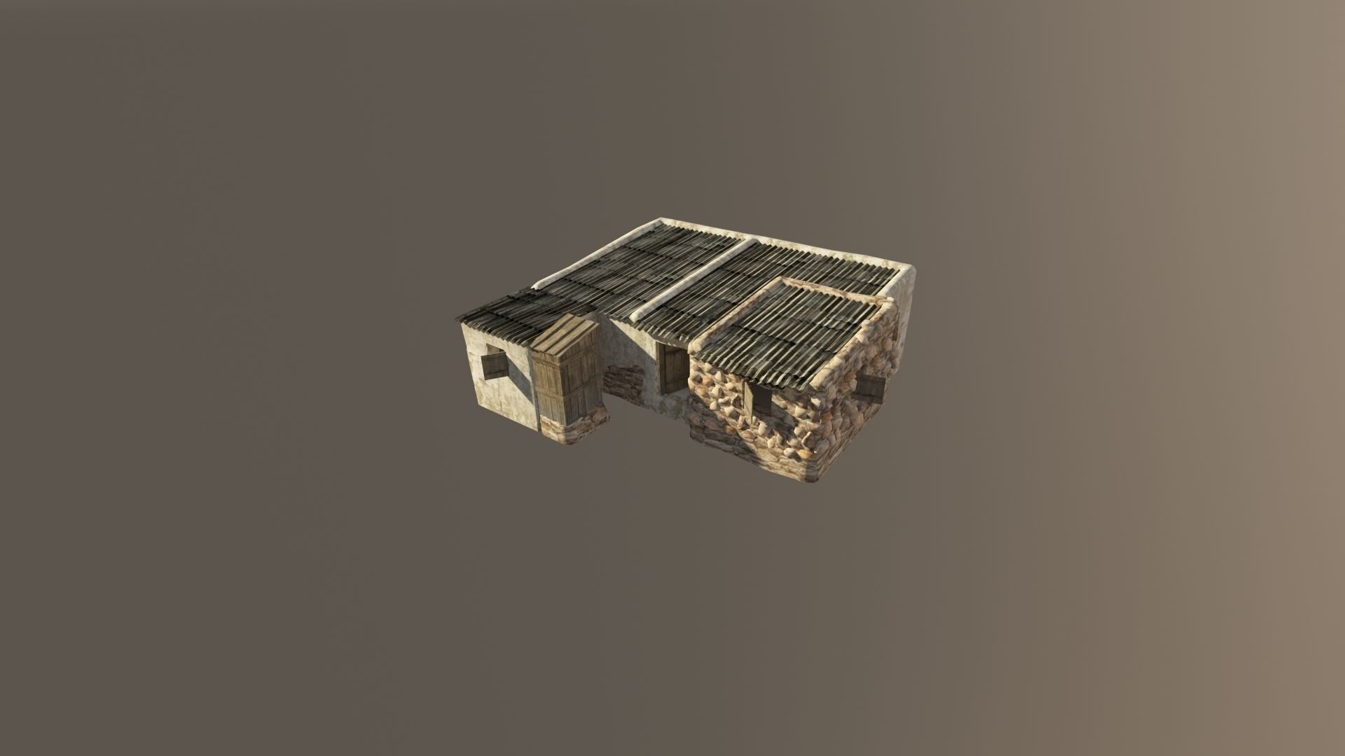 3D model Afghanistan Middle East Village Town Houses VR / AR / low-poly ...