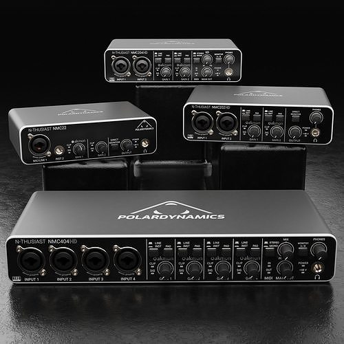 3D Model Collection N-Thusiast USB Audio Interfaces VR / AR / low-poly ...