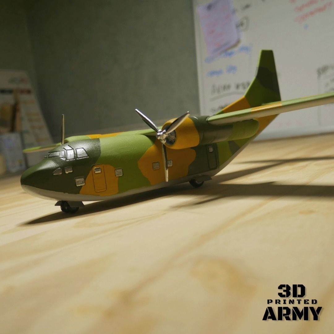 Fairchild C-123 Provider - STL files for 3D printing 3D model 3D ...