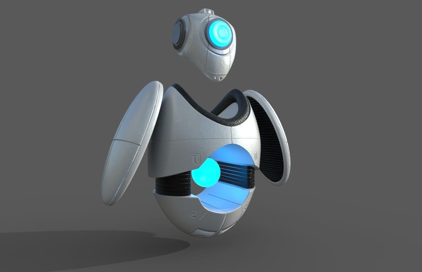3D model ROBOKO futuristic robot VR / AR / low-poly | CGTrader