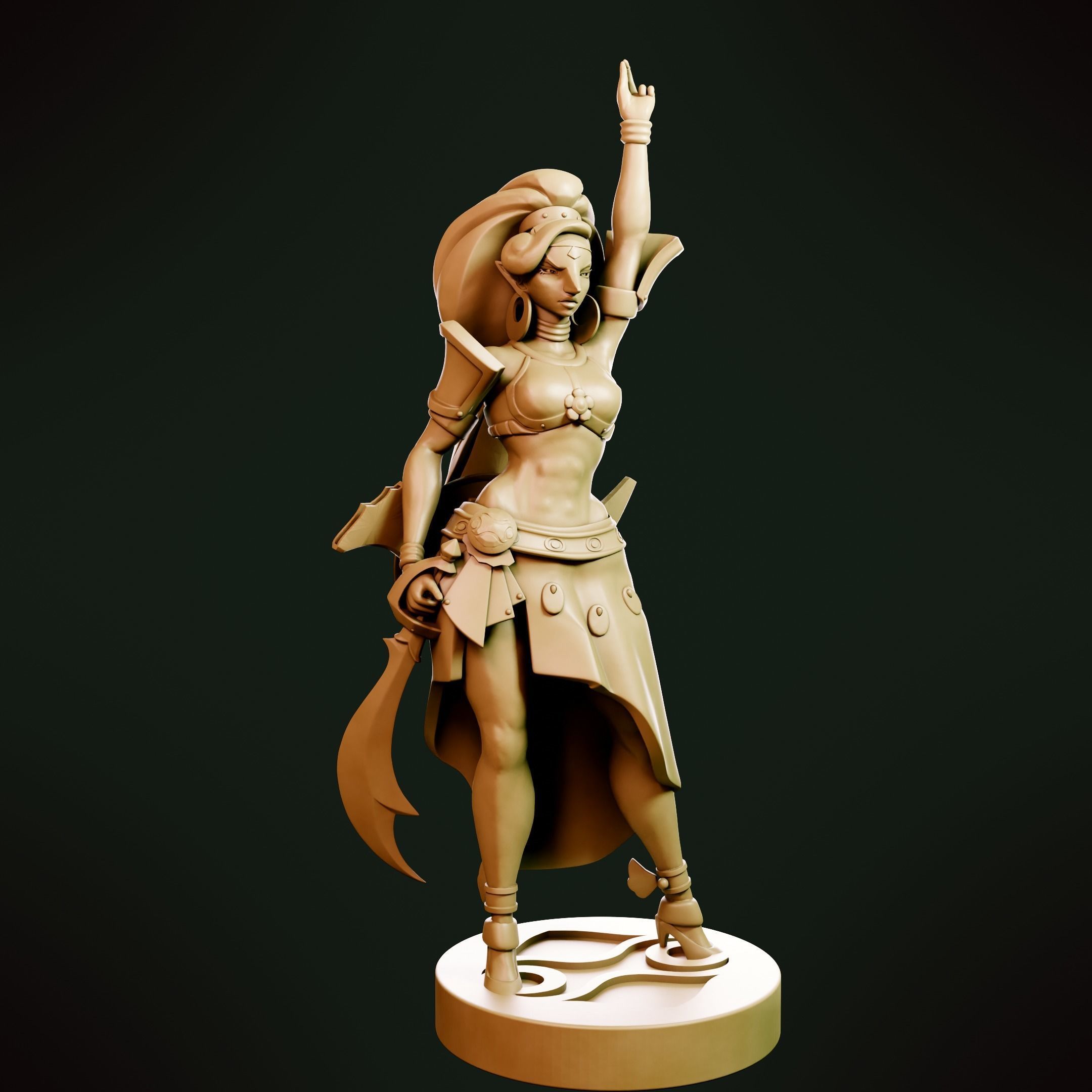 Urbosa - Zelda Breath of the Wild 3D model 3D printable | CGTrader