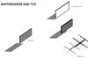 Whiteboards and TVs - Pack of revit families 3D model | CGTrader