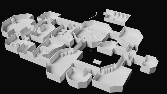 Among Us Level Blender 3D model | CGTrader