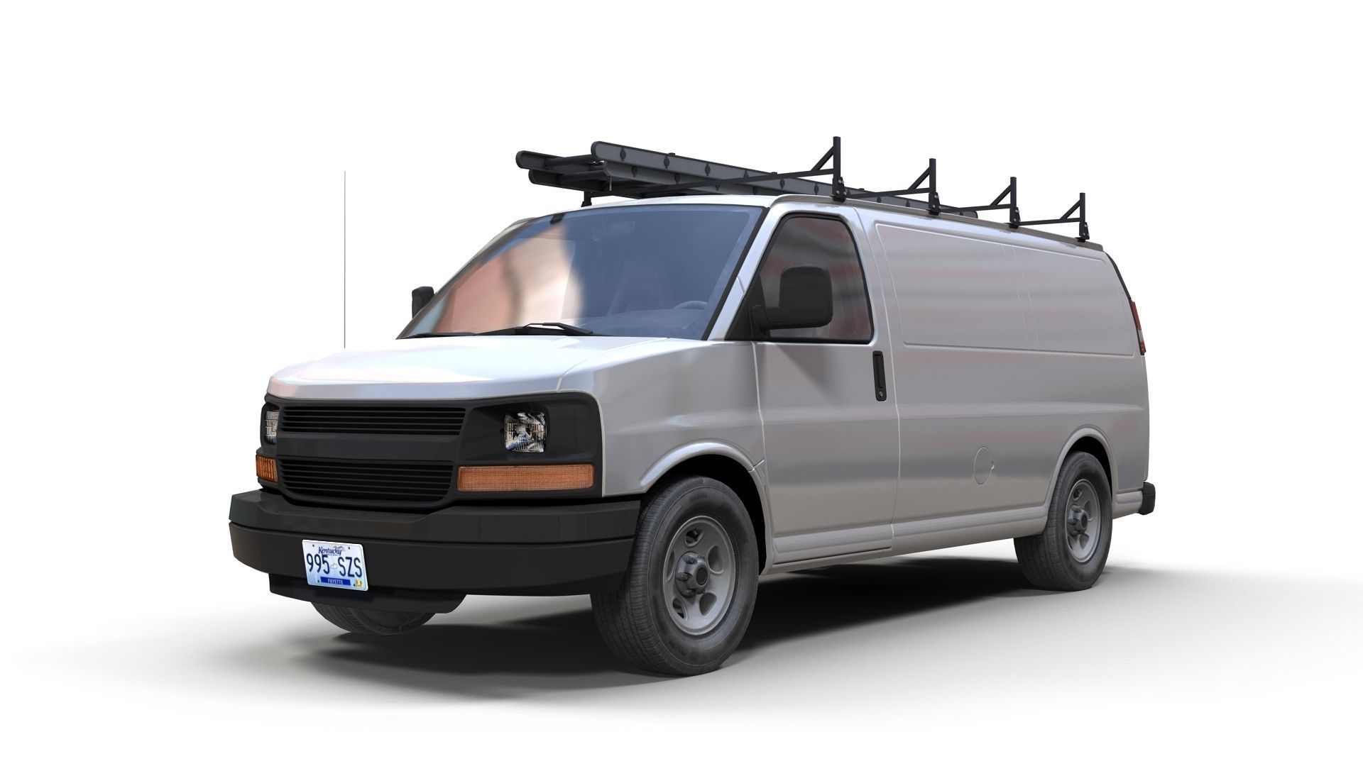 3D model Generic utility industrial van VR / AR / low-poly | CGTrader