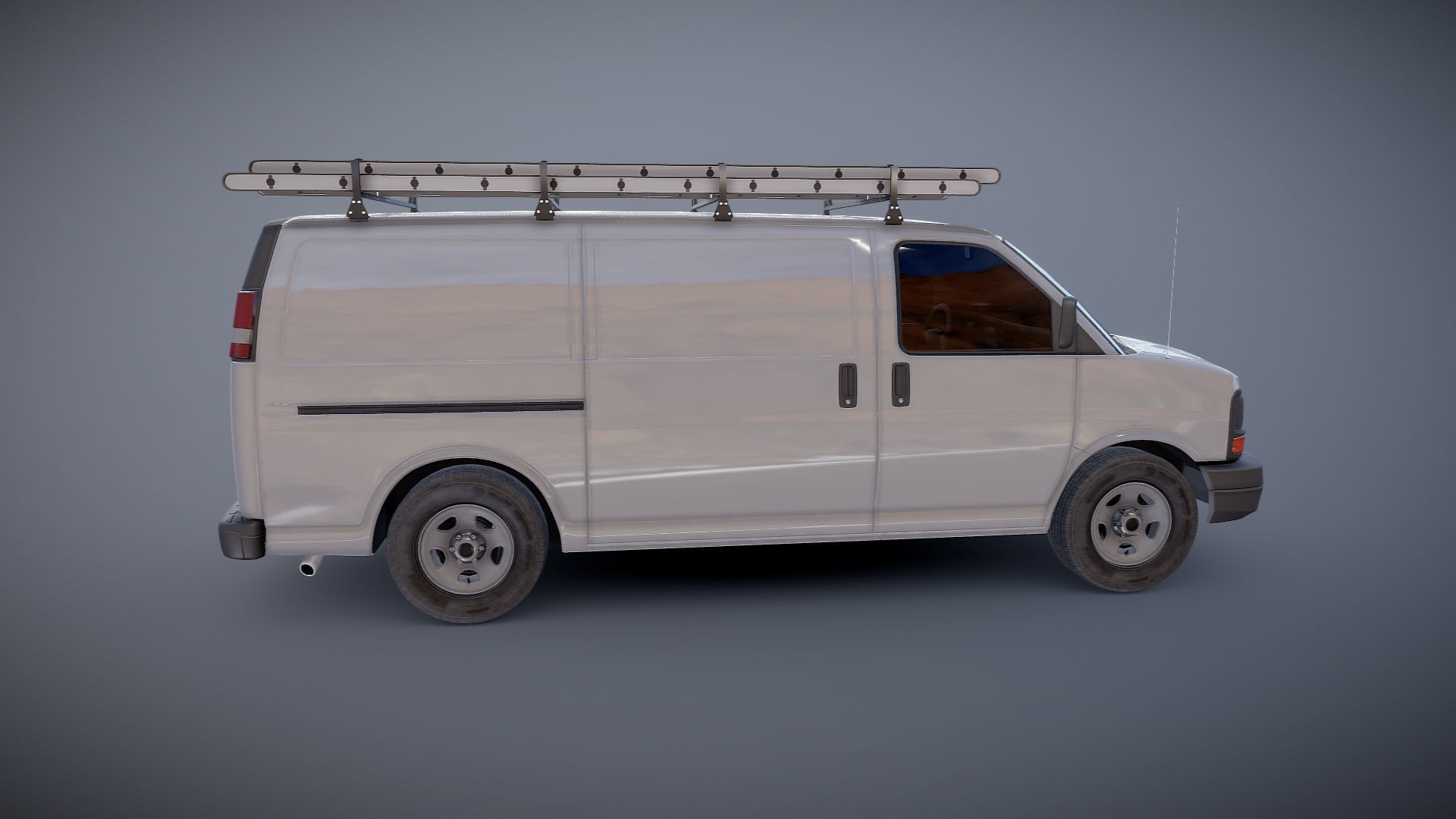 3D model Generic utility industrial van VR / AR / low-poly | CGTrader