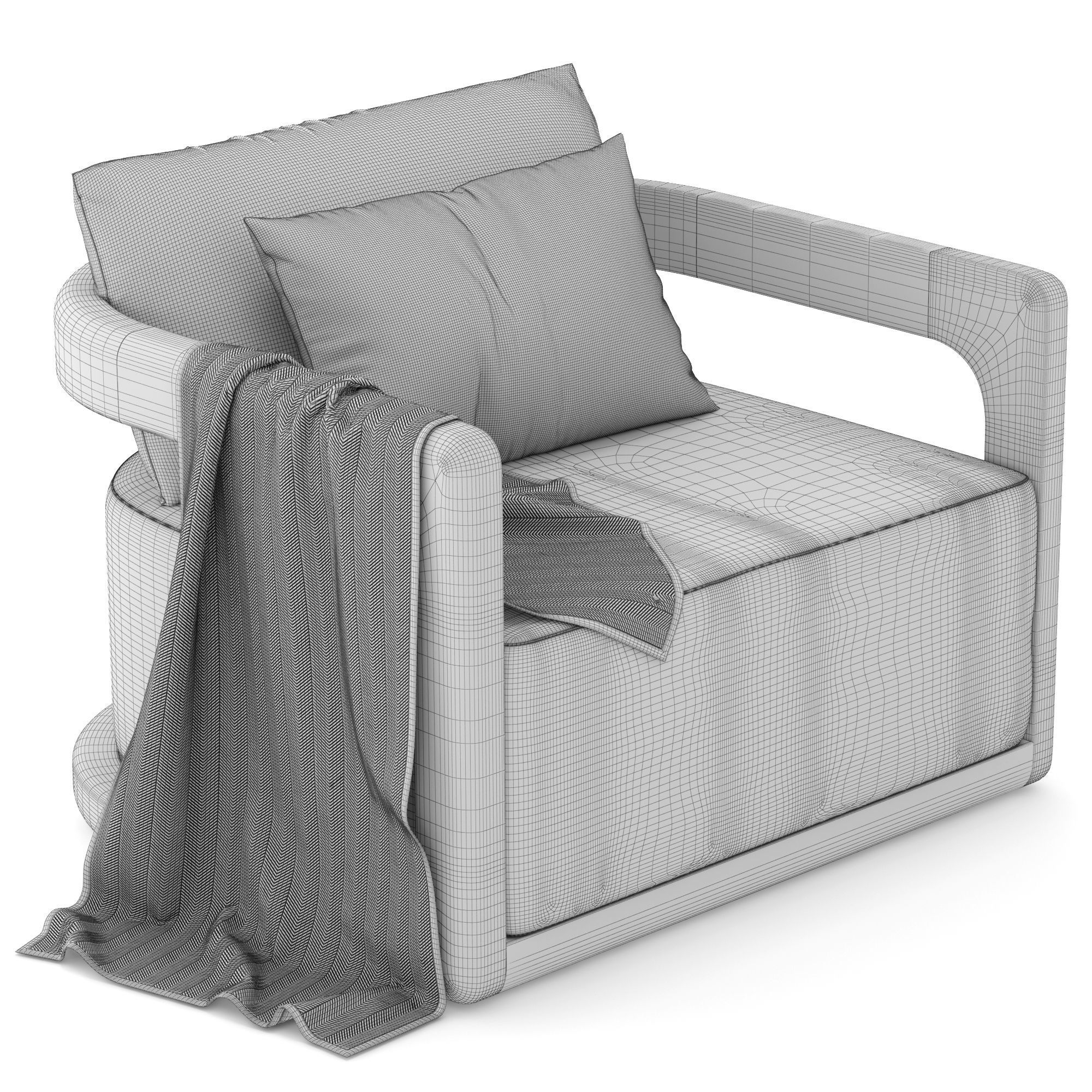 RH Outdoor Cassale collection 3D model | CGTrader