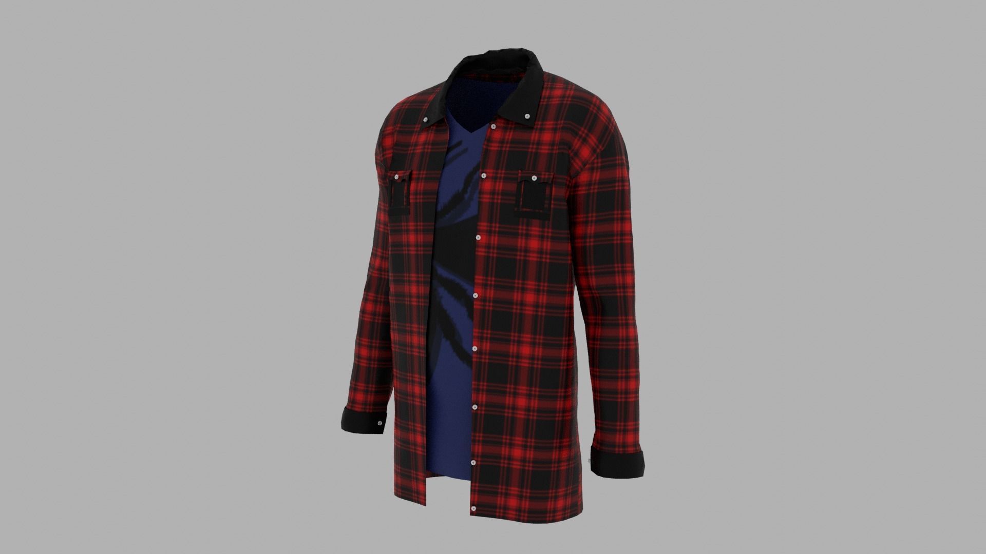 3D model Shirt and T-shirt VR / AR / low-poly | CGTrader