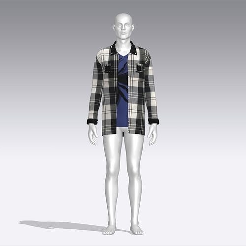 3D model Shirt and T-shirt VR / AR / low-poly | CGTrader