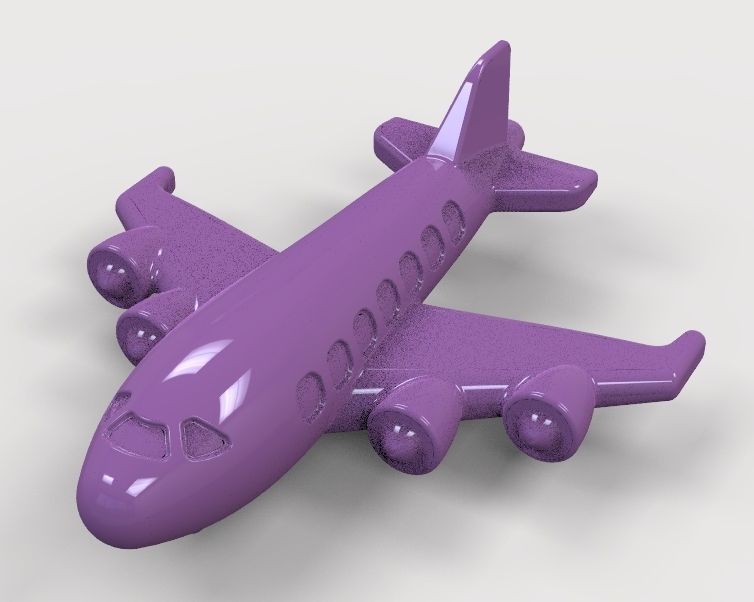 Toy Airplane 3D model 3D printable | CGTrader