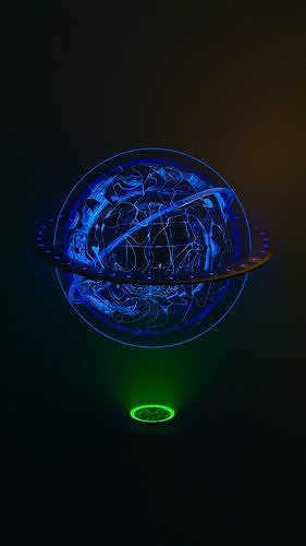 Electrical Globe 3D model | CGTrader