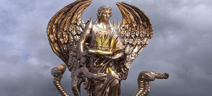 Kings Crown Arch Angel 2 3D model | CGTrader