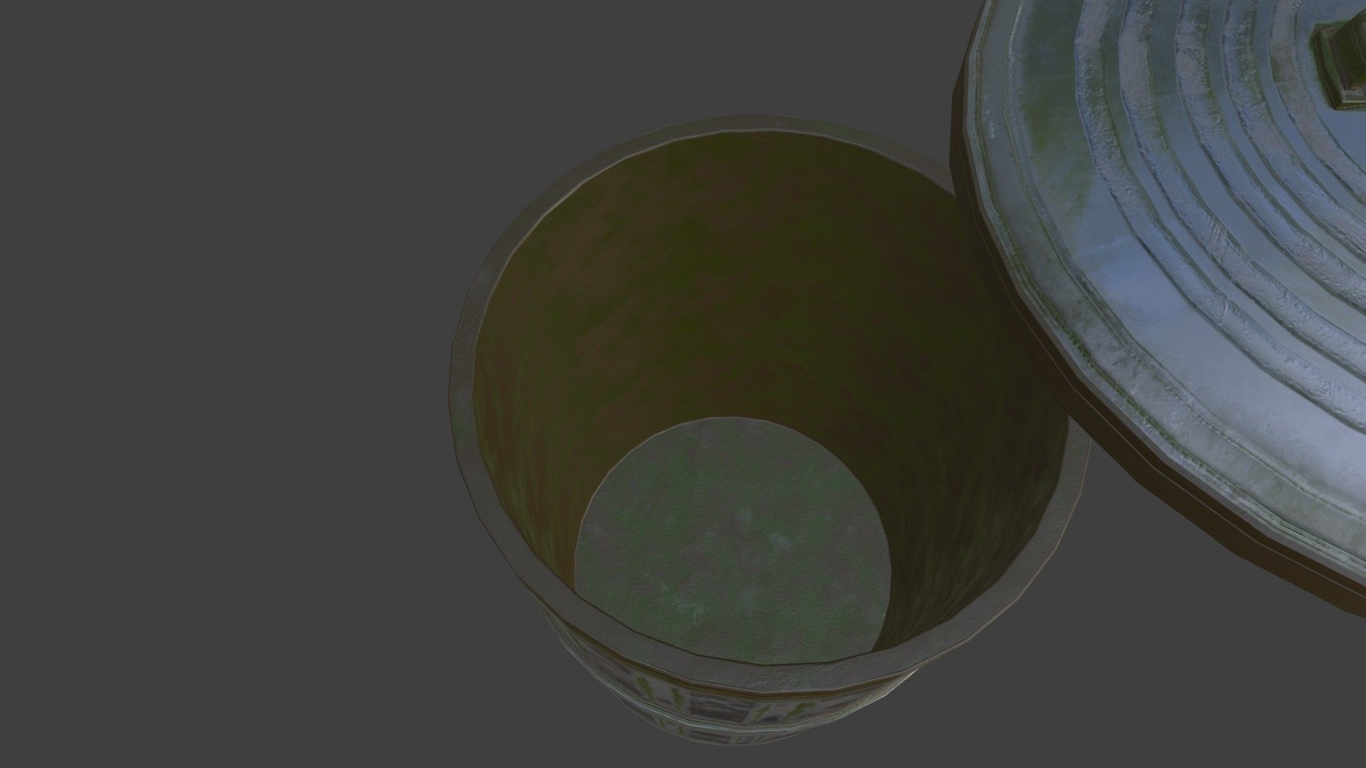 3D model Trash can VR / AR / low-poly | CGTrader