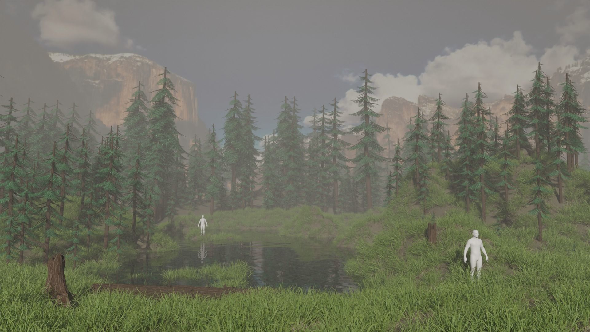 3D model Pine Trees - 3D Pack High Quality Low-Poly Models VR / AR ...