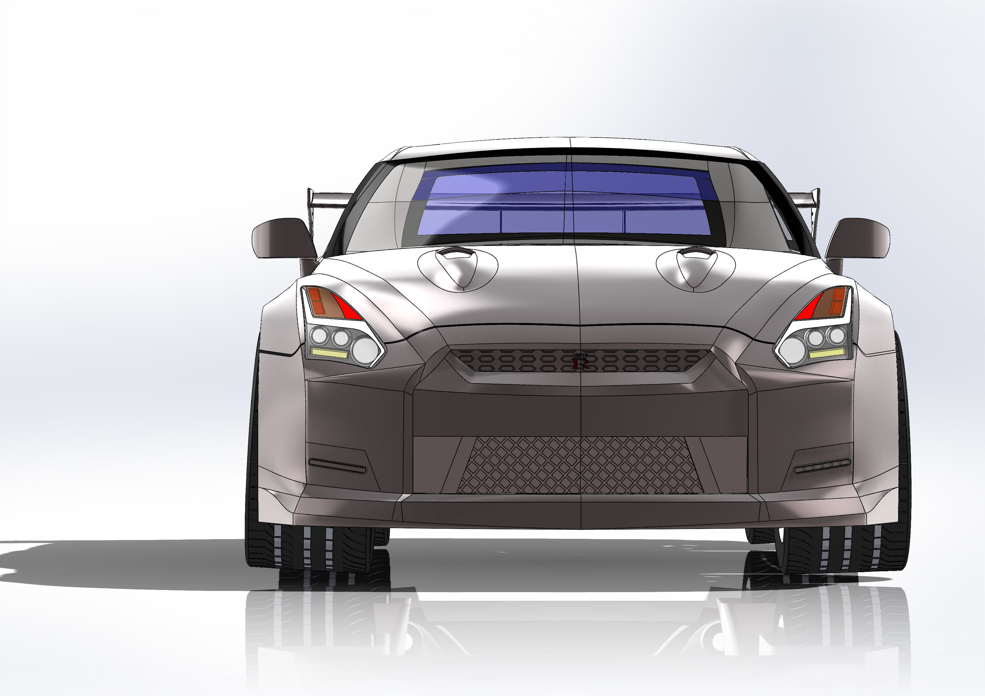 Nissan GTR 3D model | CGTrader