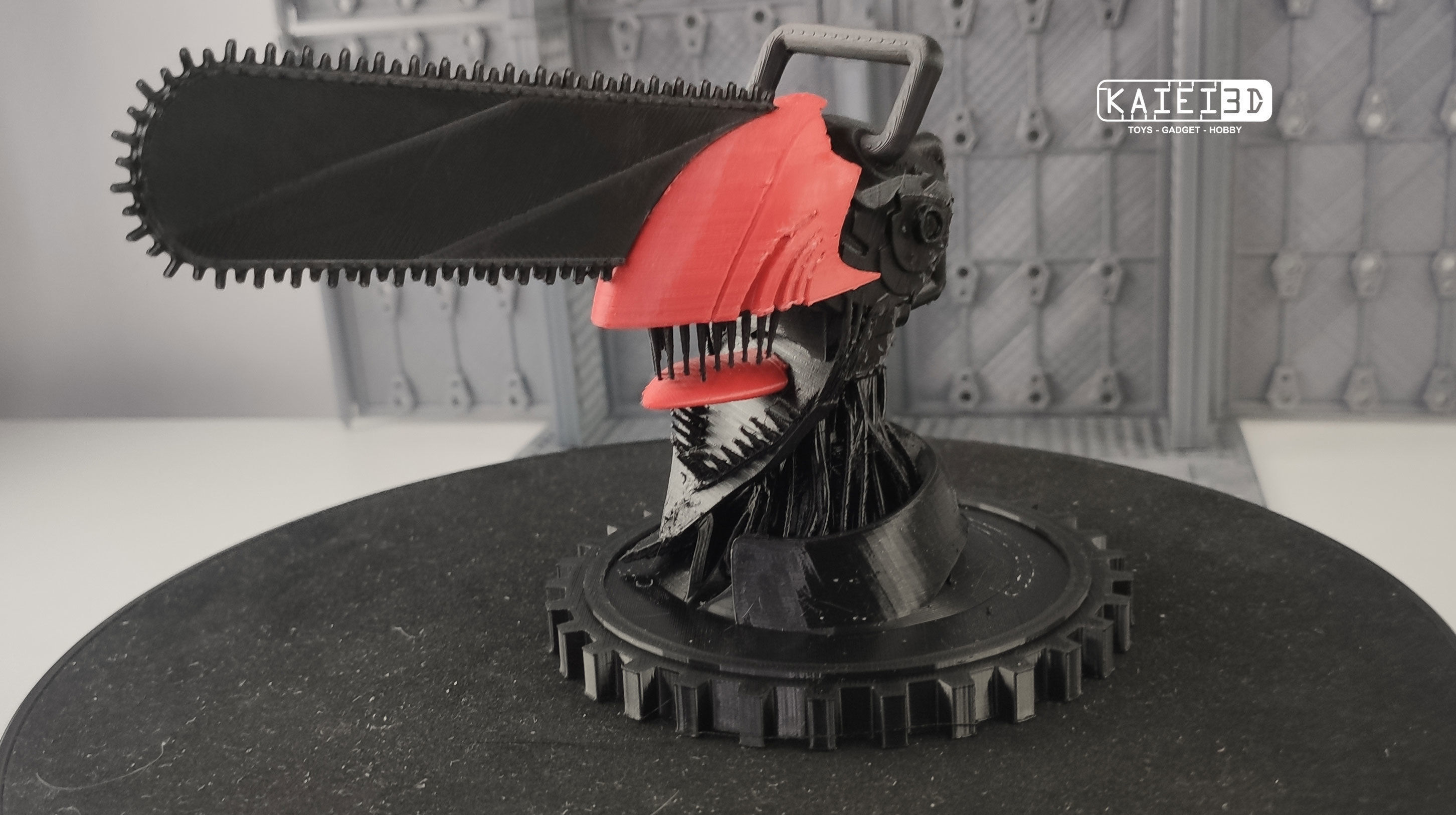 Chainsawman head bust 3D model 3D printable | CGTrader