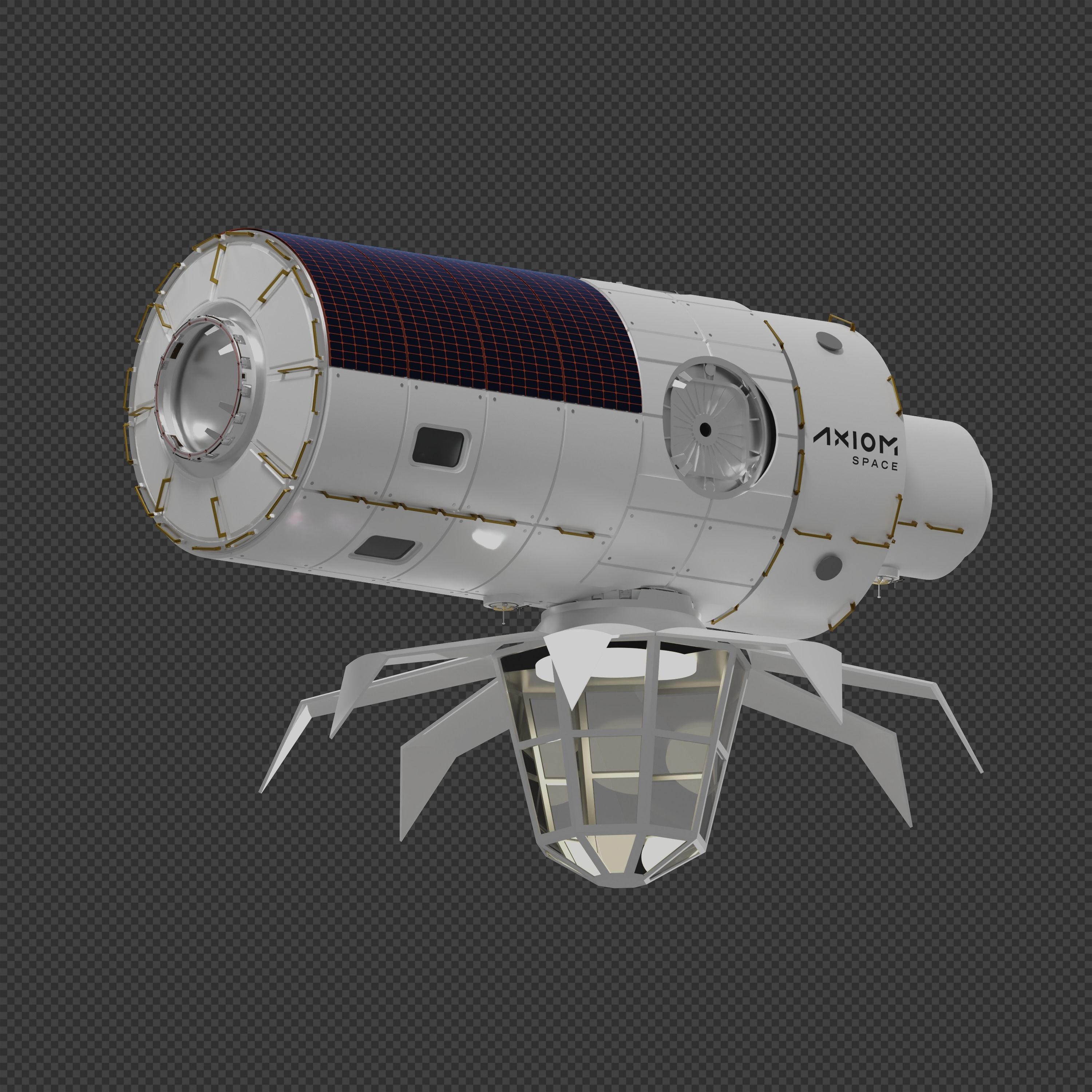 Axiom Space Station 3D model | CGTrader