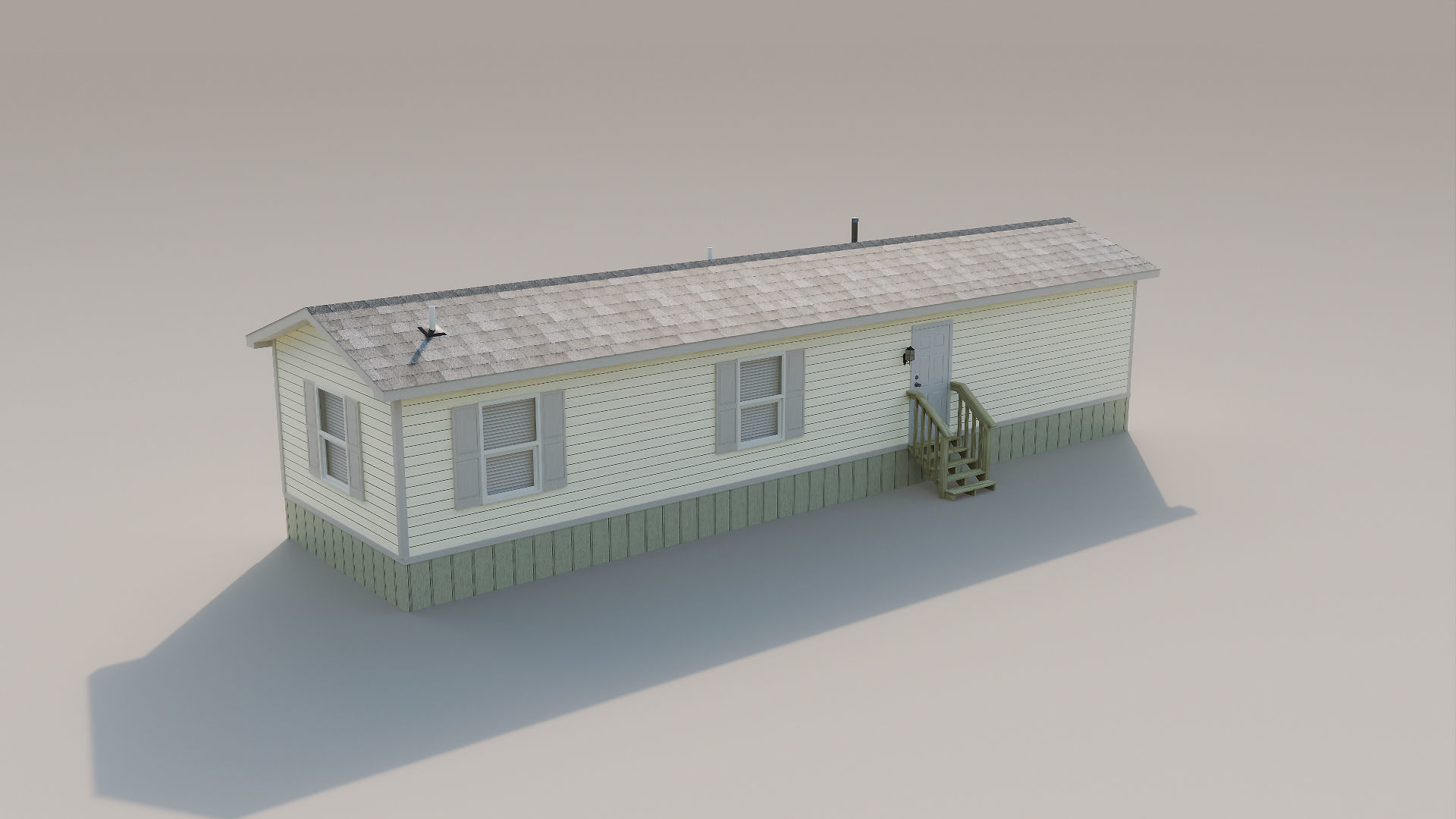 3D model Trailer Houses VR / AR / low-poly | CGTrader