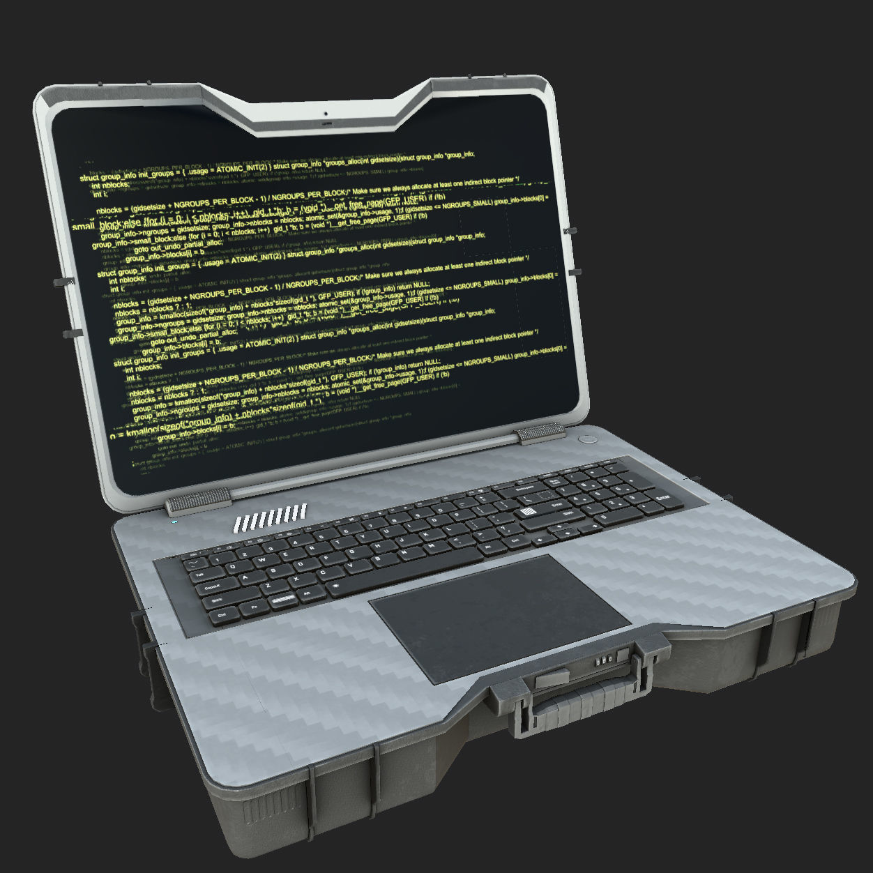 3D model Tactical Laptop VR / AR / low-poly | CGTrader