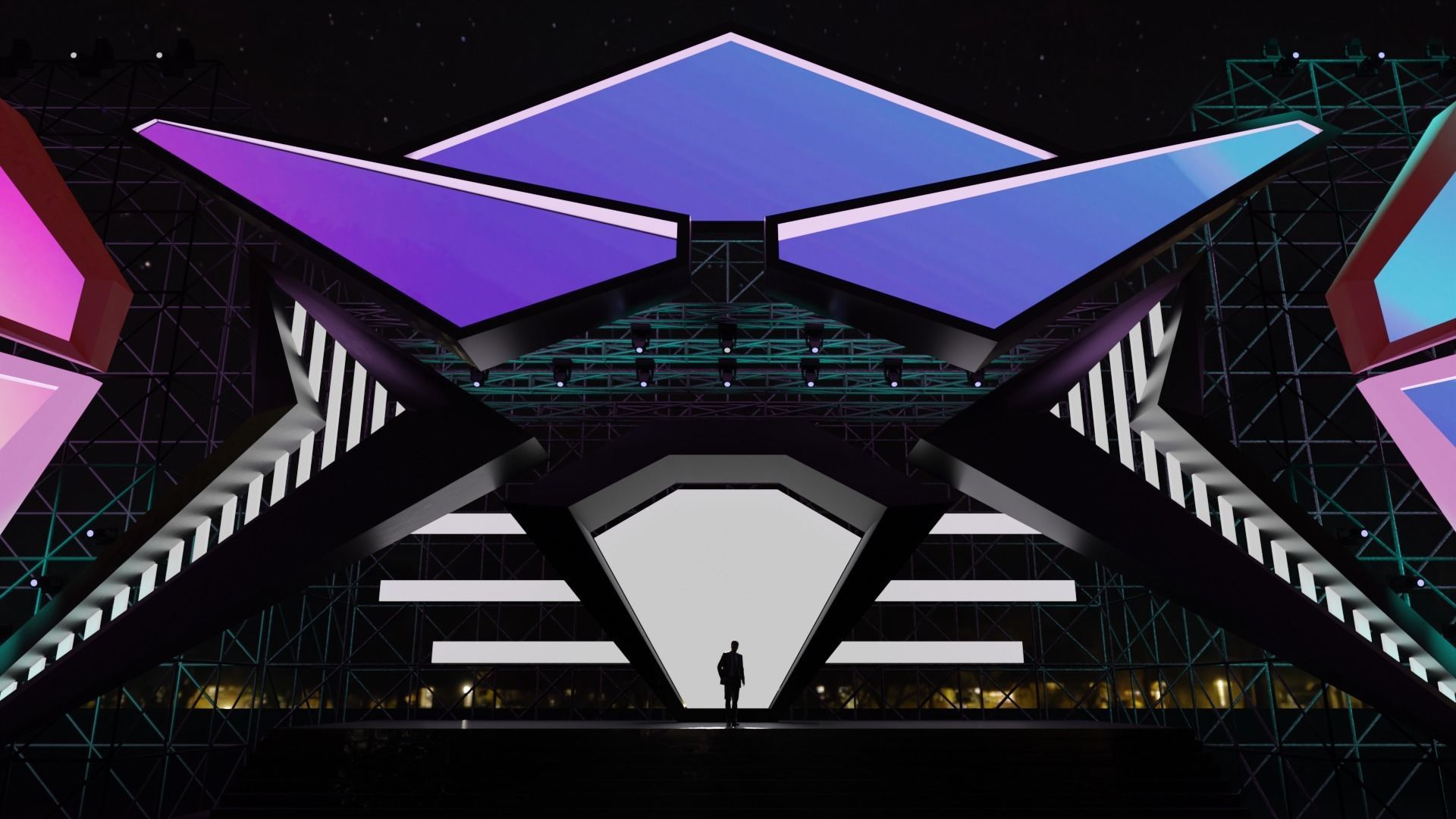 Concert stage 3D model 3D model | CGTrader